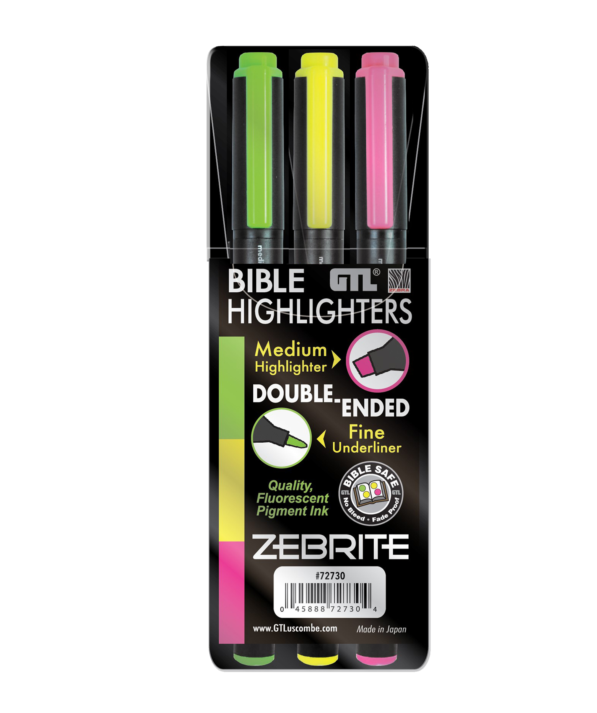 Highlighter: Zebrite Set of 3 | Koorong