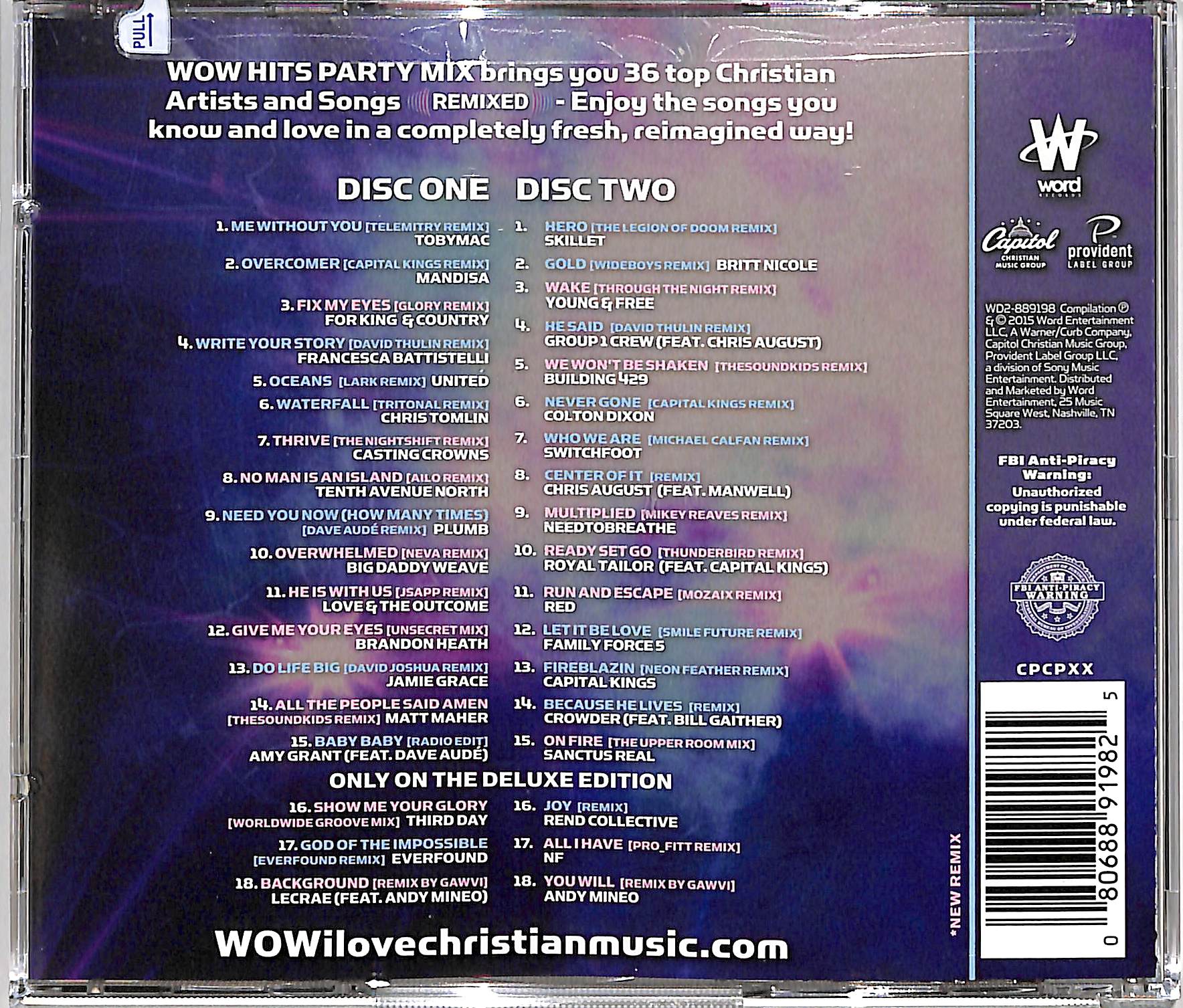 Wow Hits Party Mix Deluxe Edition (2 Cds) | Koorong