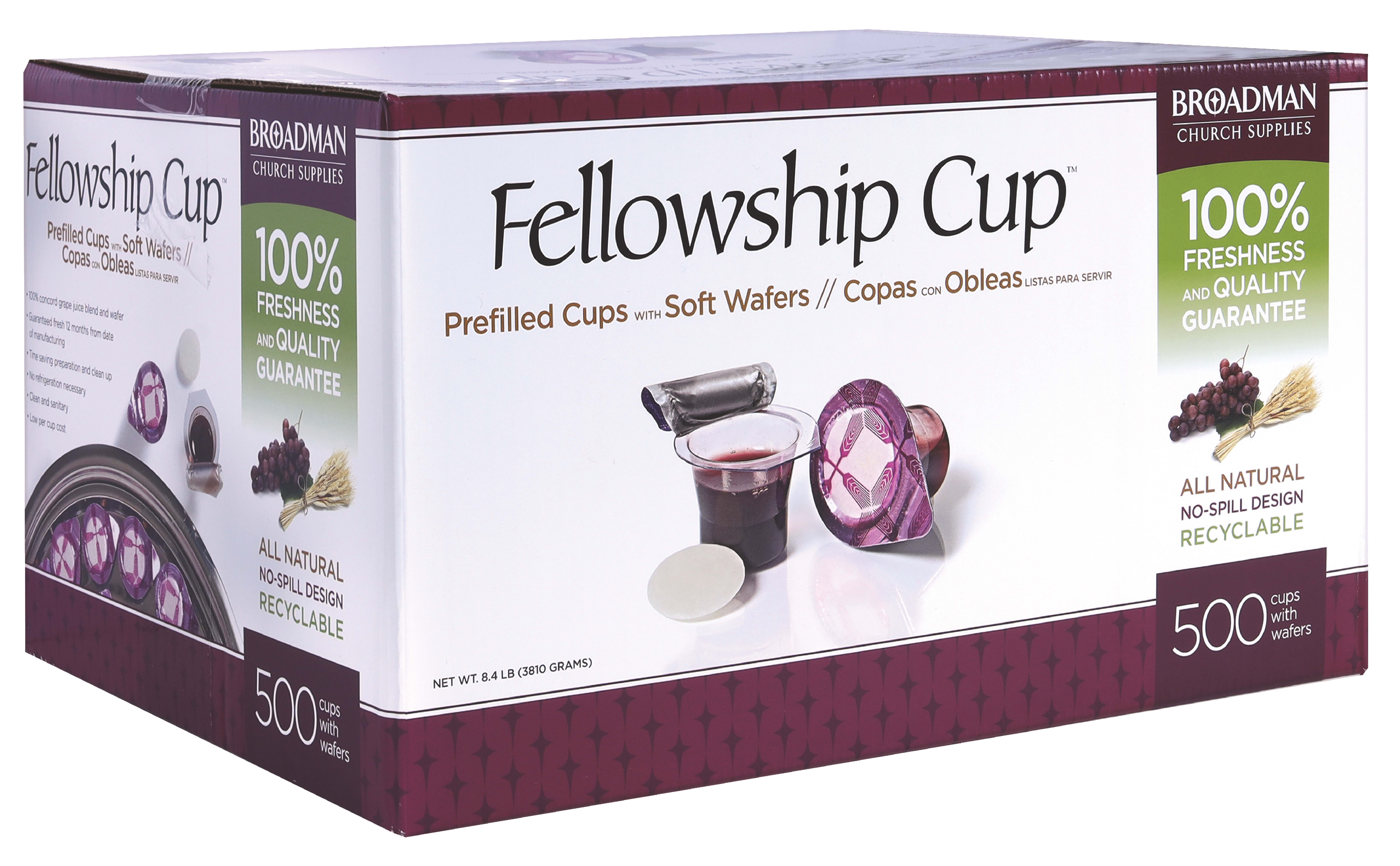 Communion: Fellowship Cup, Filled Cup and Wafer (Box Of 500) | Koorong