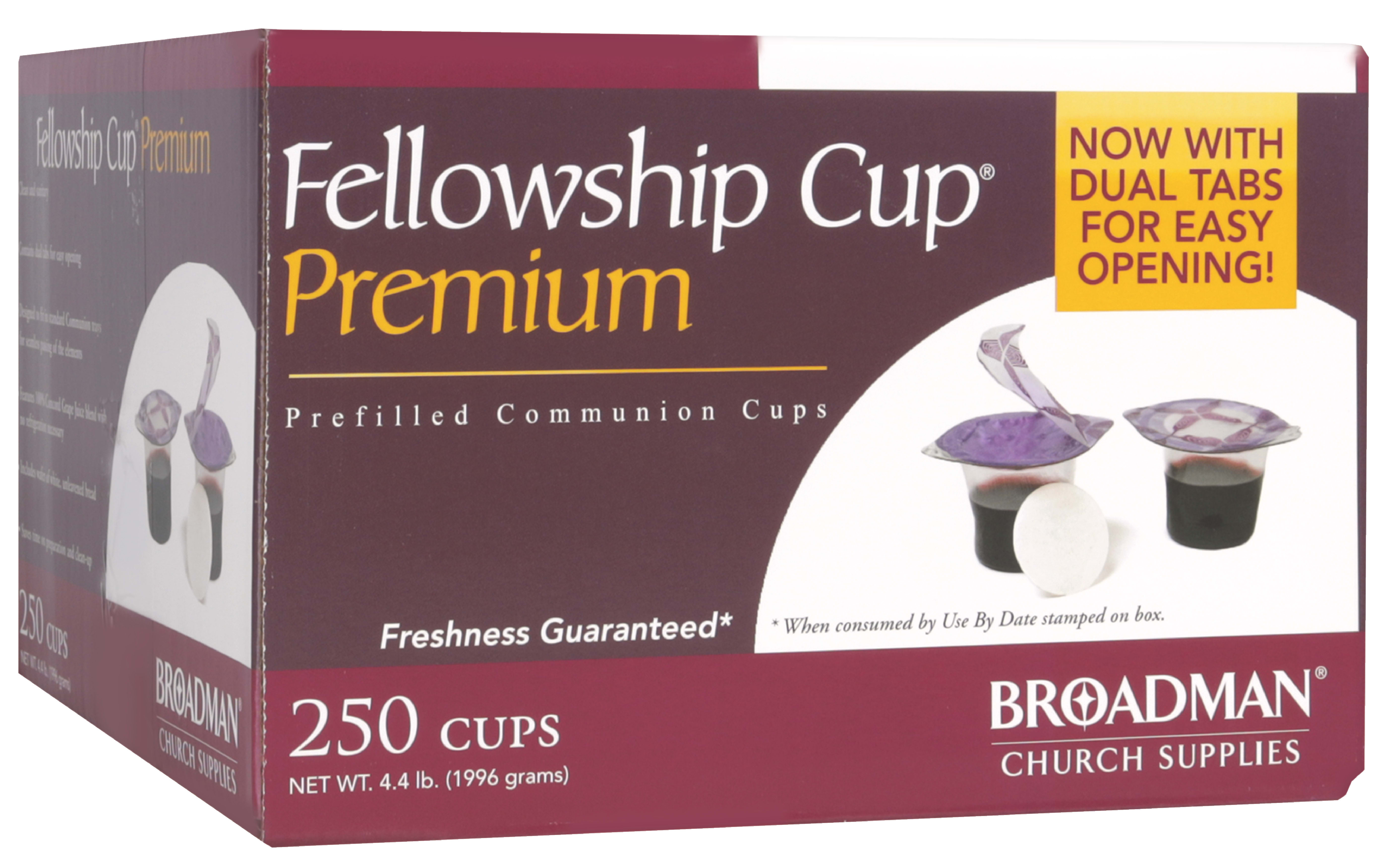 Communion Premium Fellowship Cup -Box of 250: Filled Cup and Wafer With ...