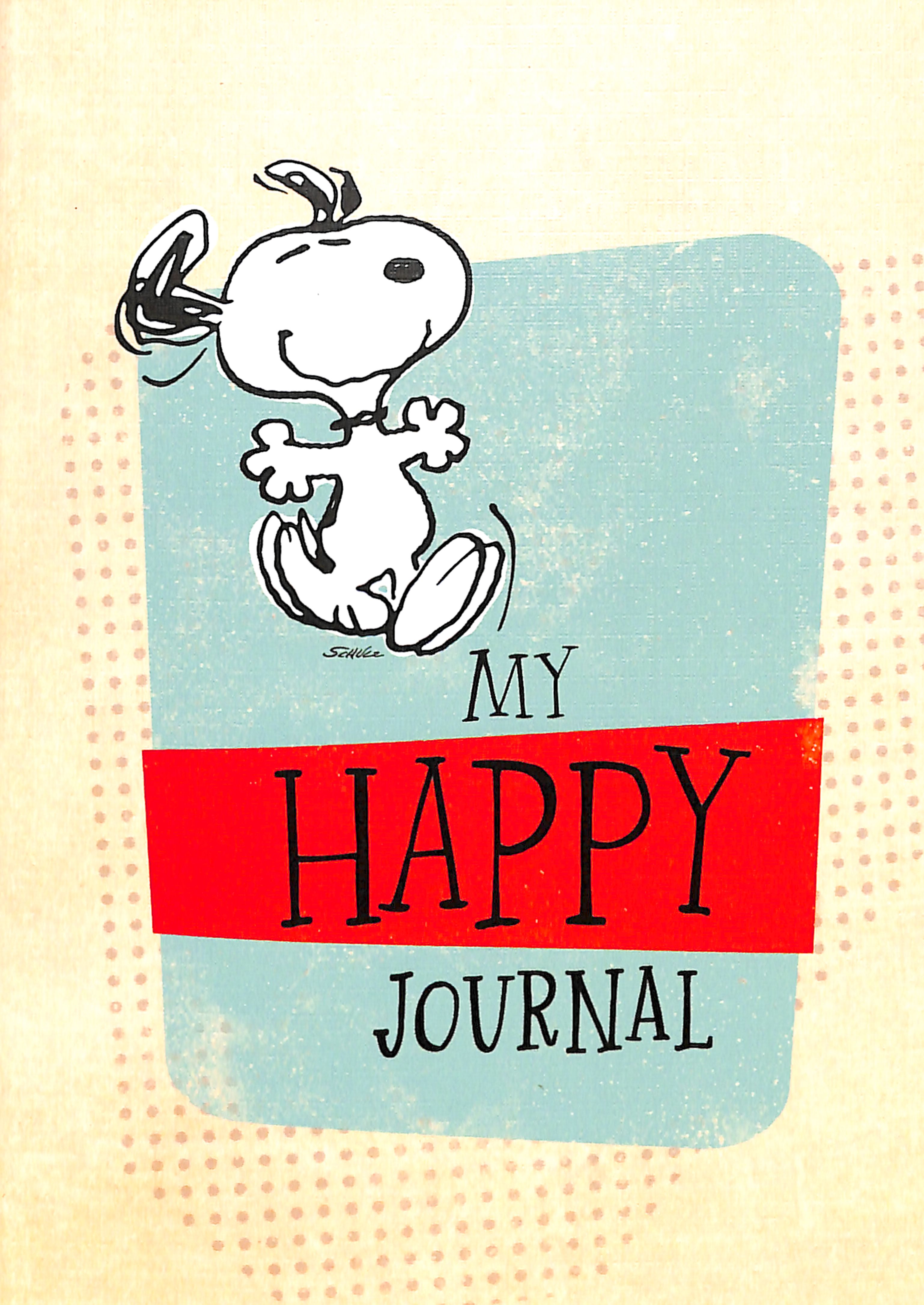 Notebook Journal: Peanuts My Happy Journal Snoopy on Cover | Koorong