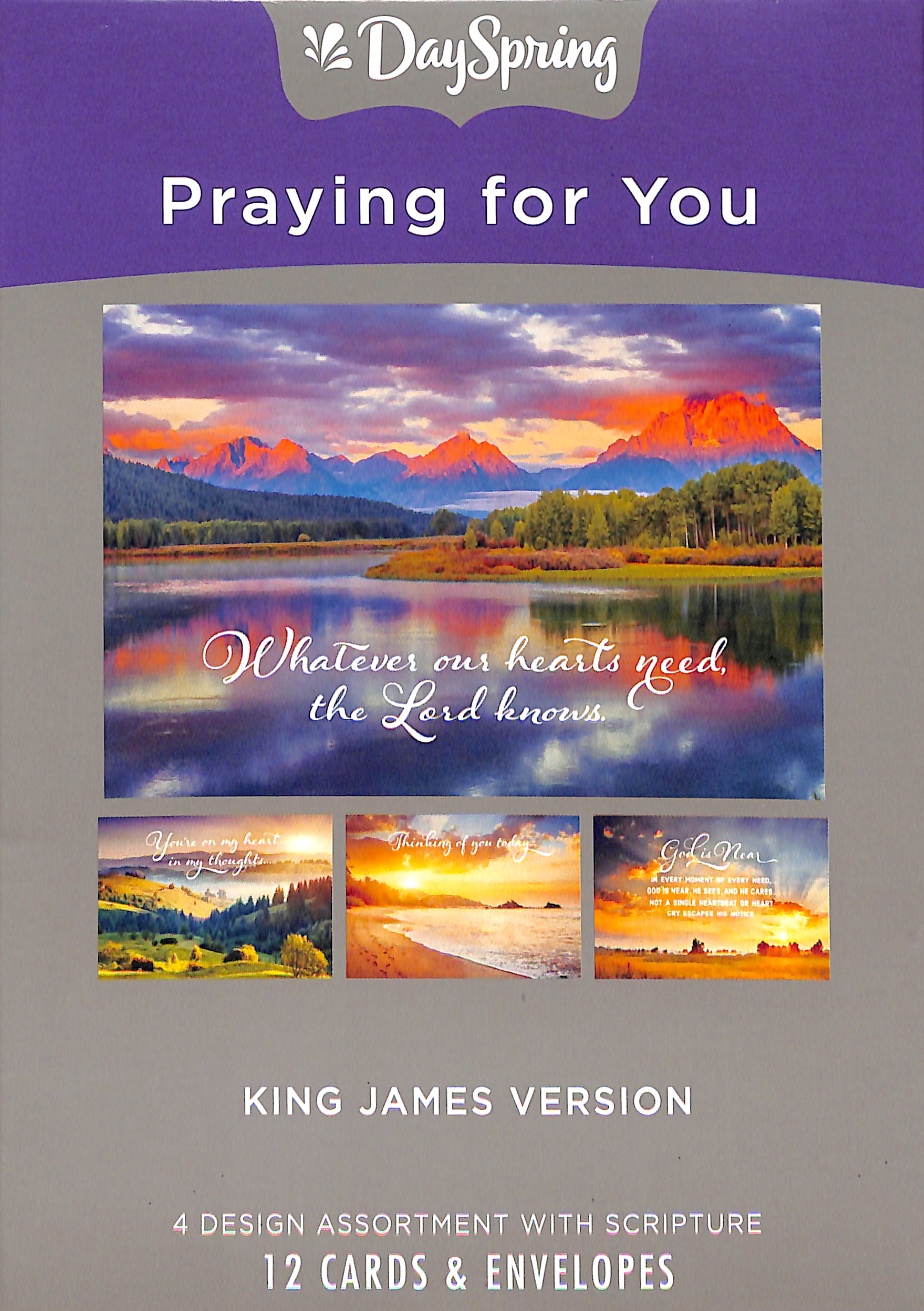 Boxed Cards Praying For You: Photos, KJV Scripture Text | Koorong