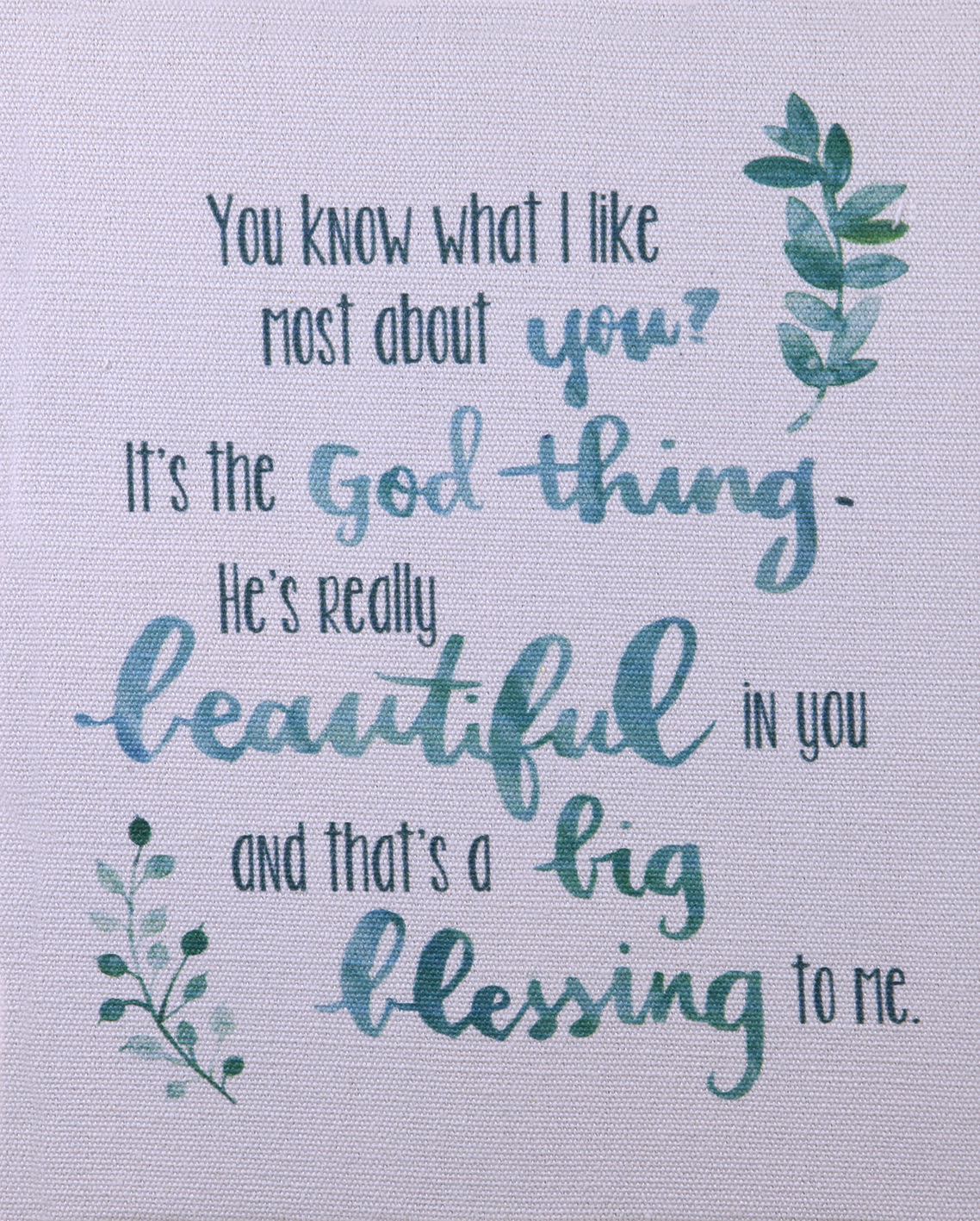 Canvas Wall Art: It's the God Thing.... ((In)courage Gift Product ...