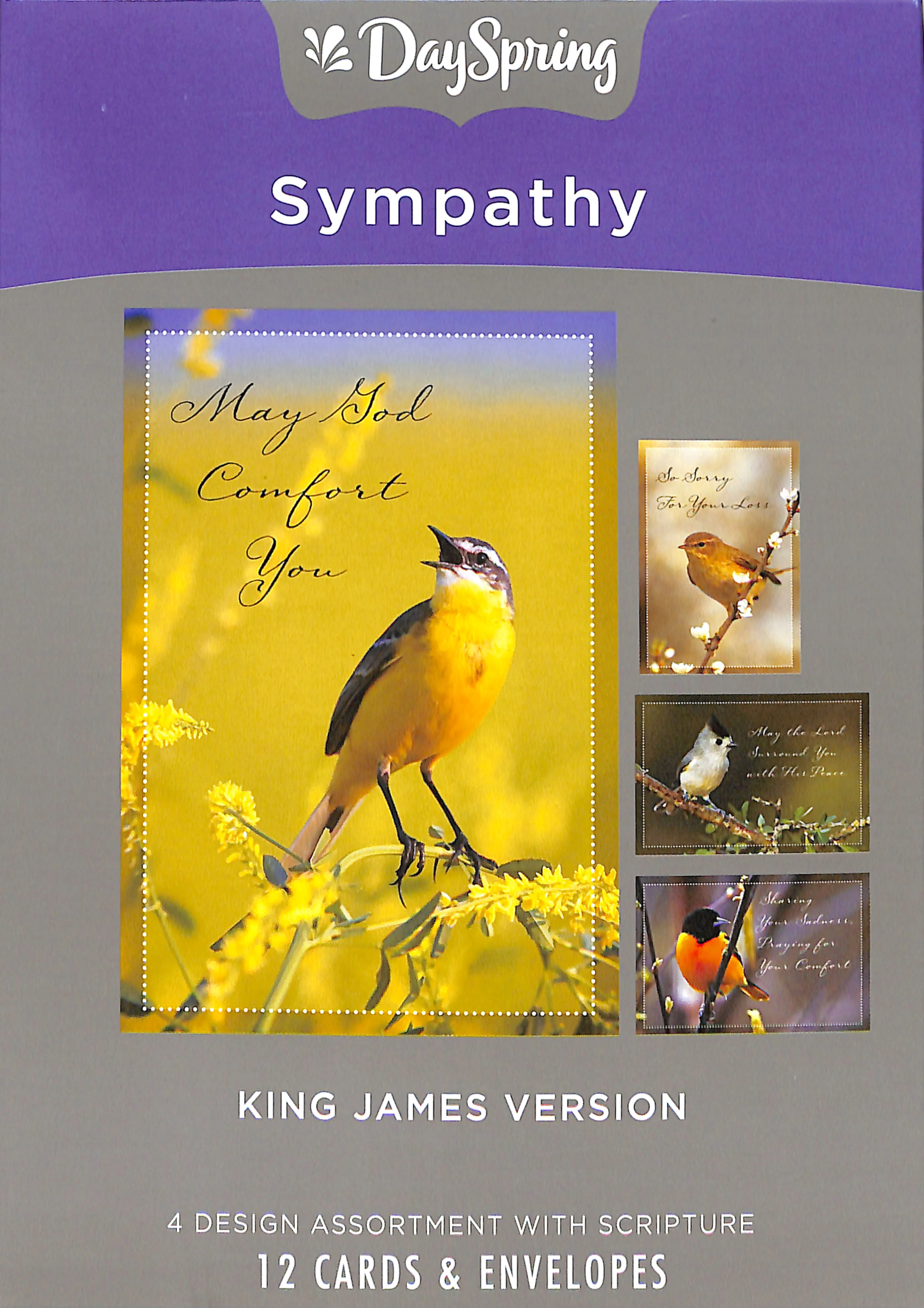 Boxed Cards Sympathy: Birds, KJV Scripture Text | Koorong