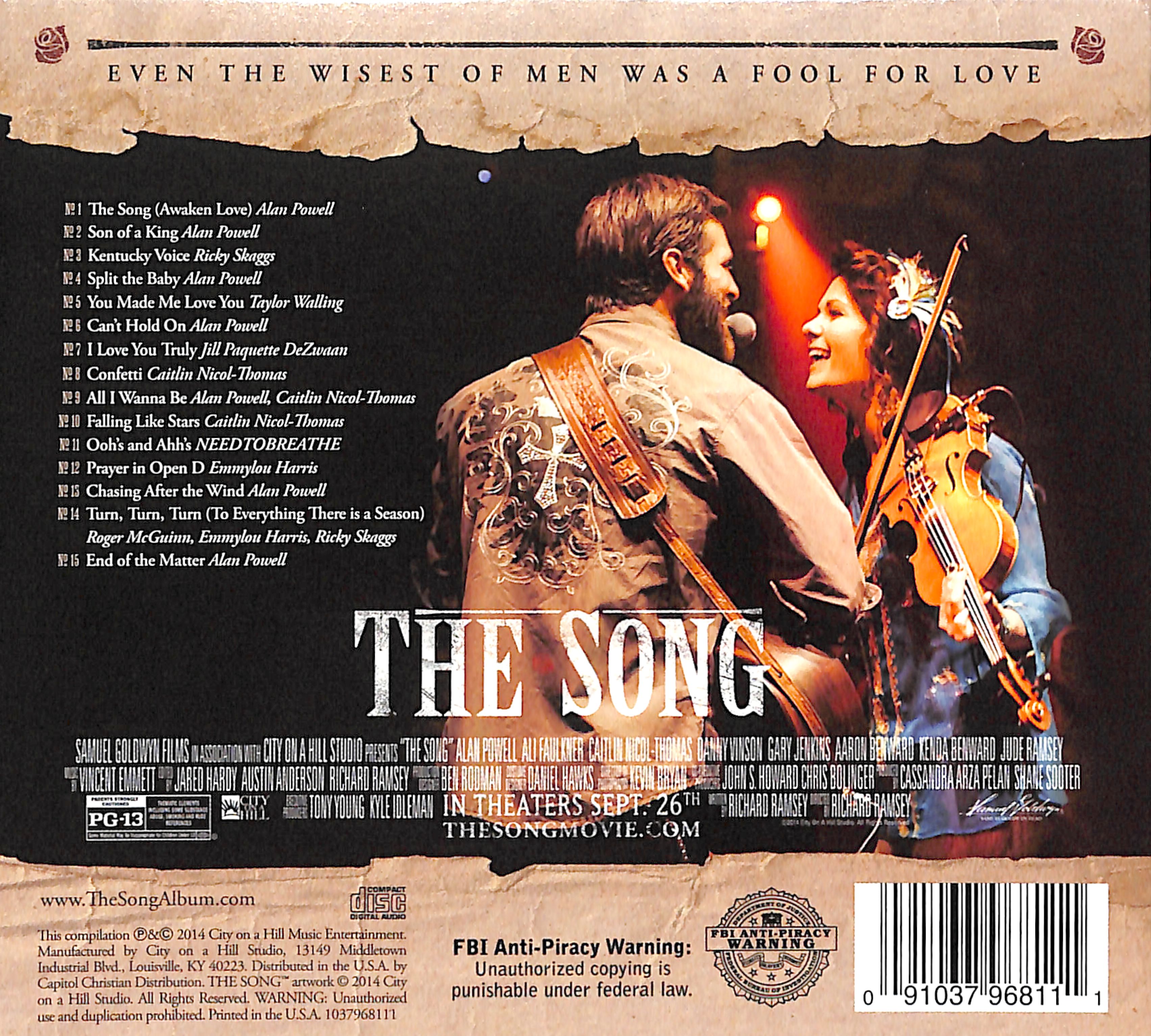 The Song Album: Music From and Inspired By Motion Picture | Koorong