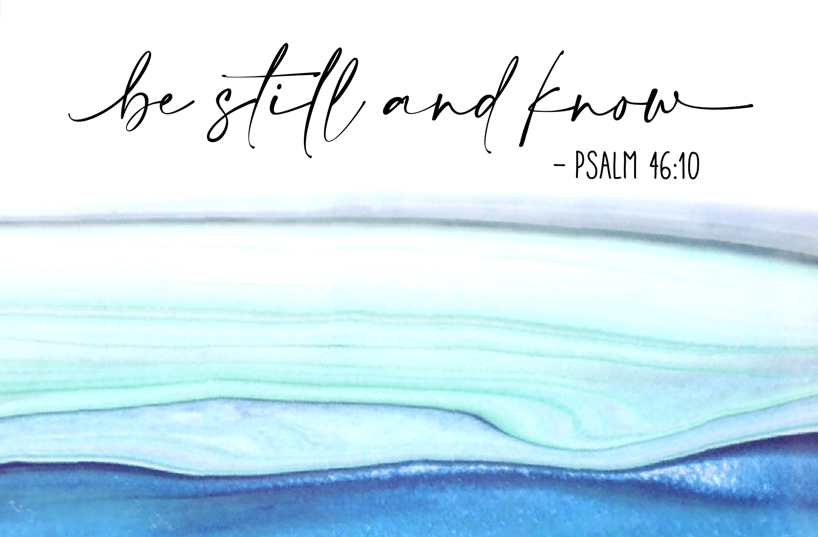 Poster Small: Be Still & Know (Psalm 46:10) | Koorong