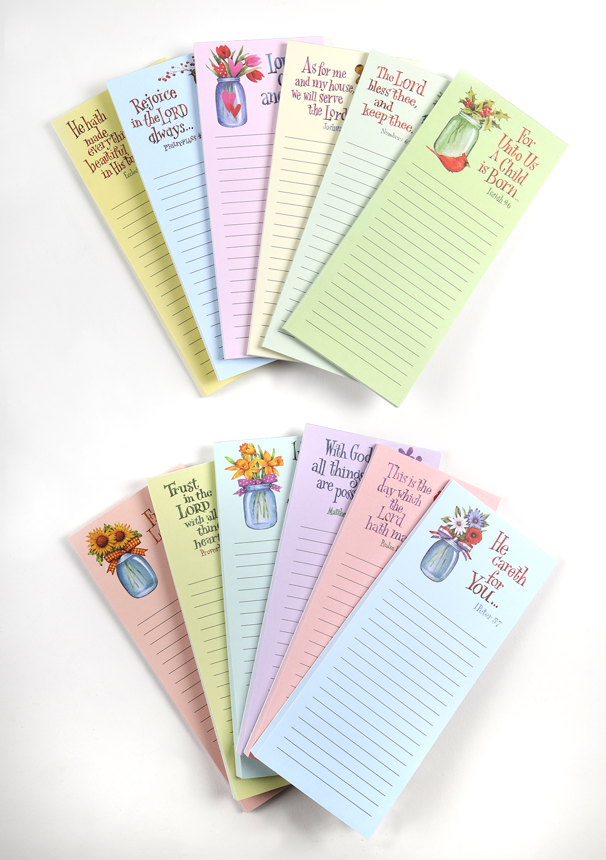 Memo Pads: Mason Jars (Set Of 12) | Koorong