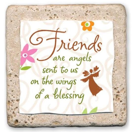 Sentiment Tile: Friends/Angels (Ceramic) | Koorong