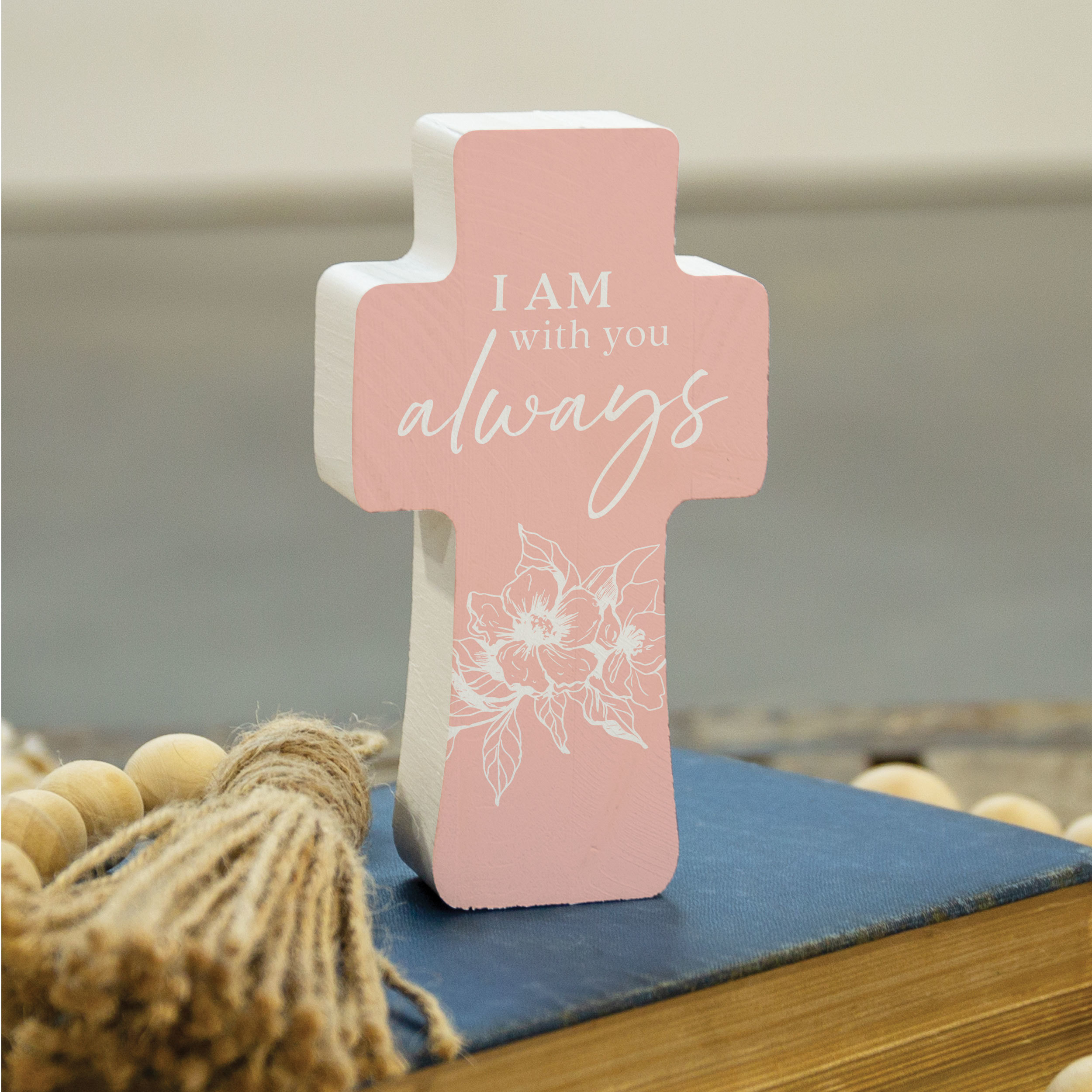 Cross: I Am With You Always (Pine) | Koorong