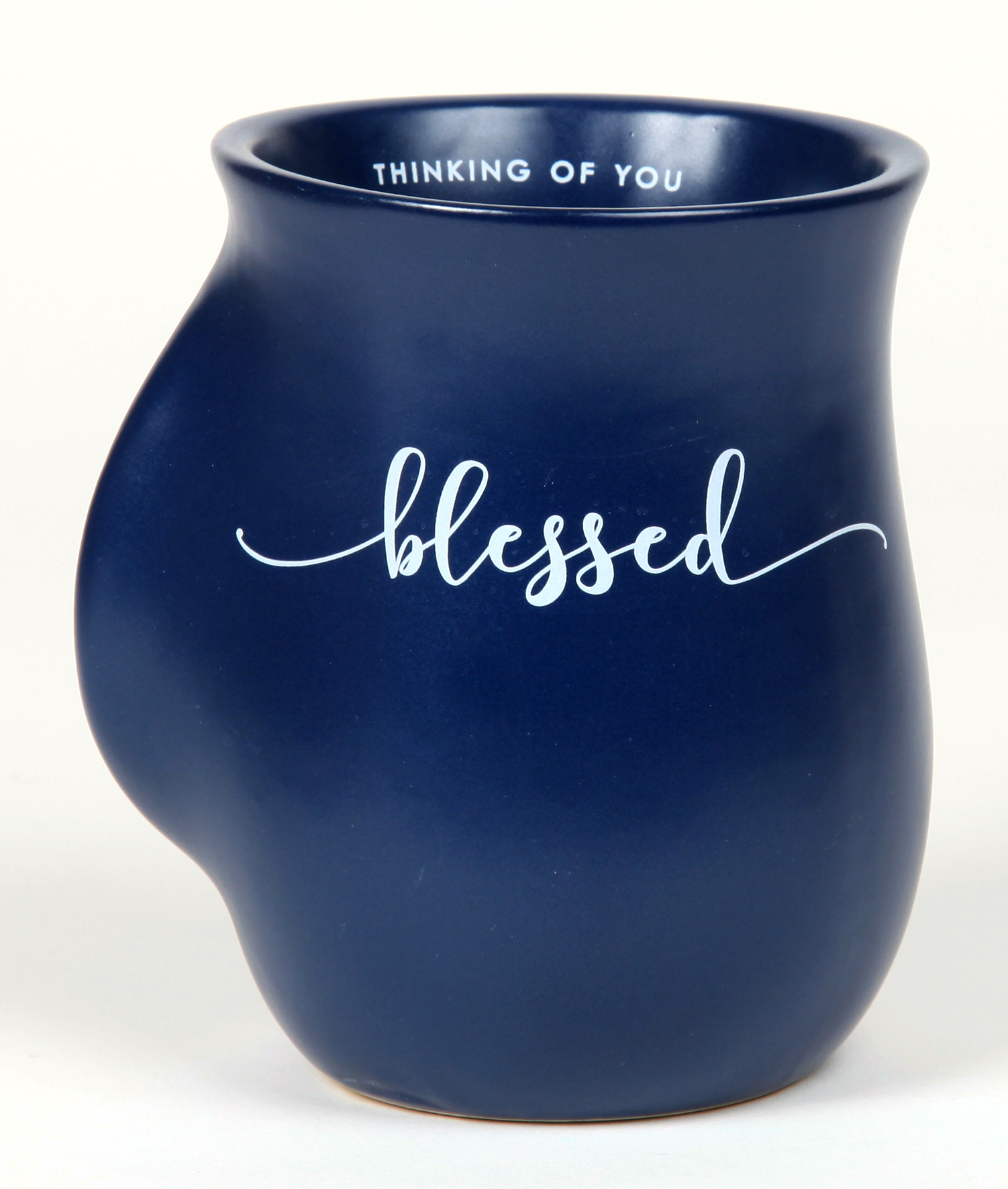 Ceramic Handwarmer Mug: Blessed, Blue, Philemon 1:7 (532 Ml) | Koorong