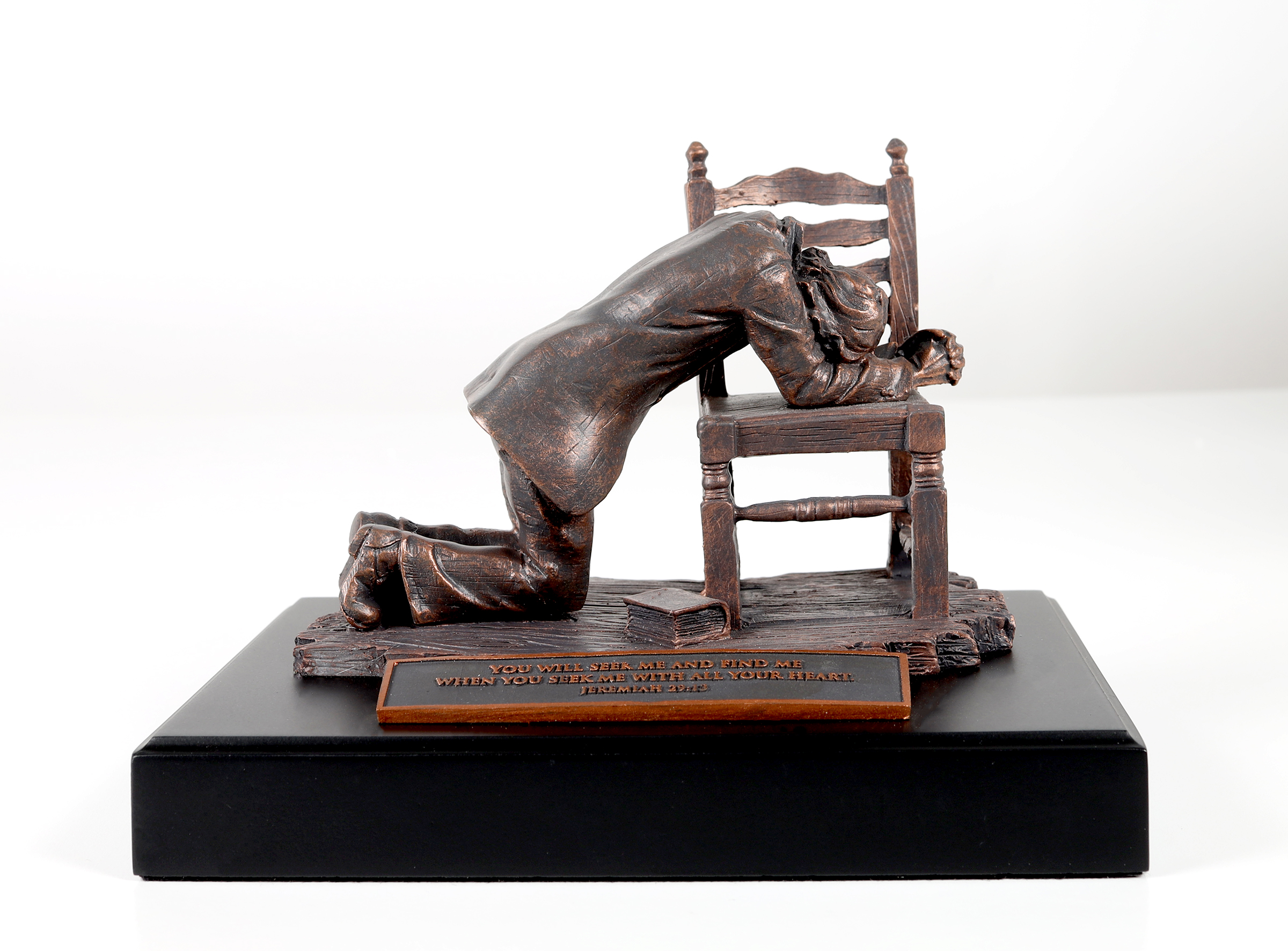 Moments of Faith Sculpture: Praying Man (Resin/ Mdf Base) | Koorong