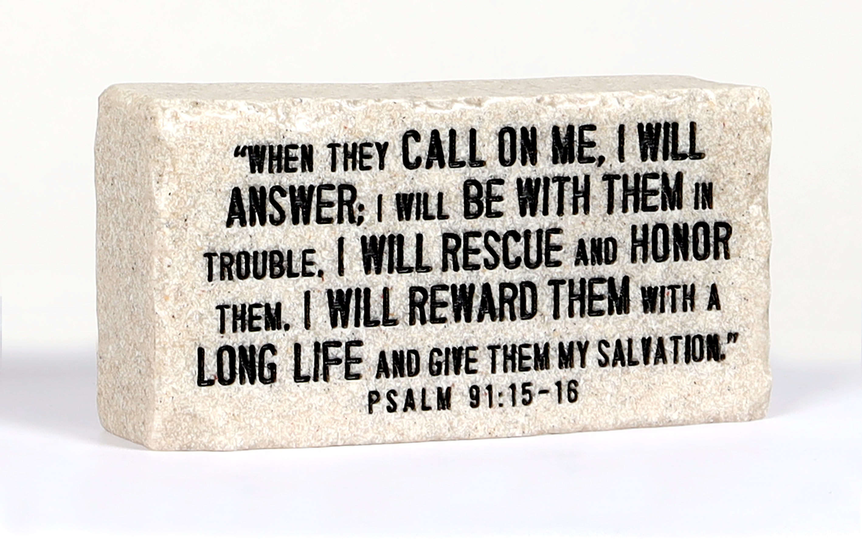 Scripture Block: Call on Me (Psalm 91:15-16) | Koorong