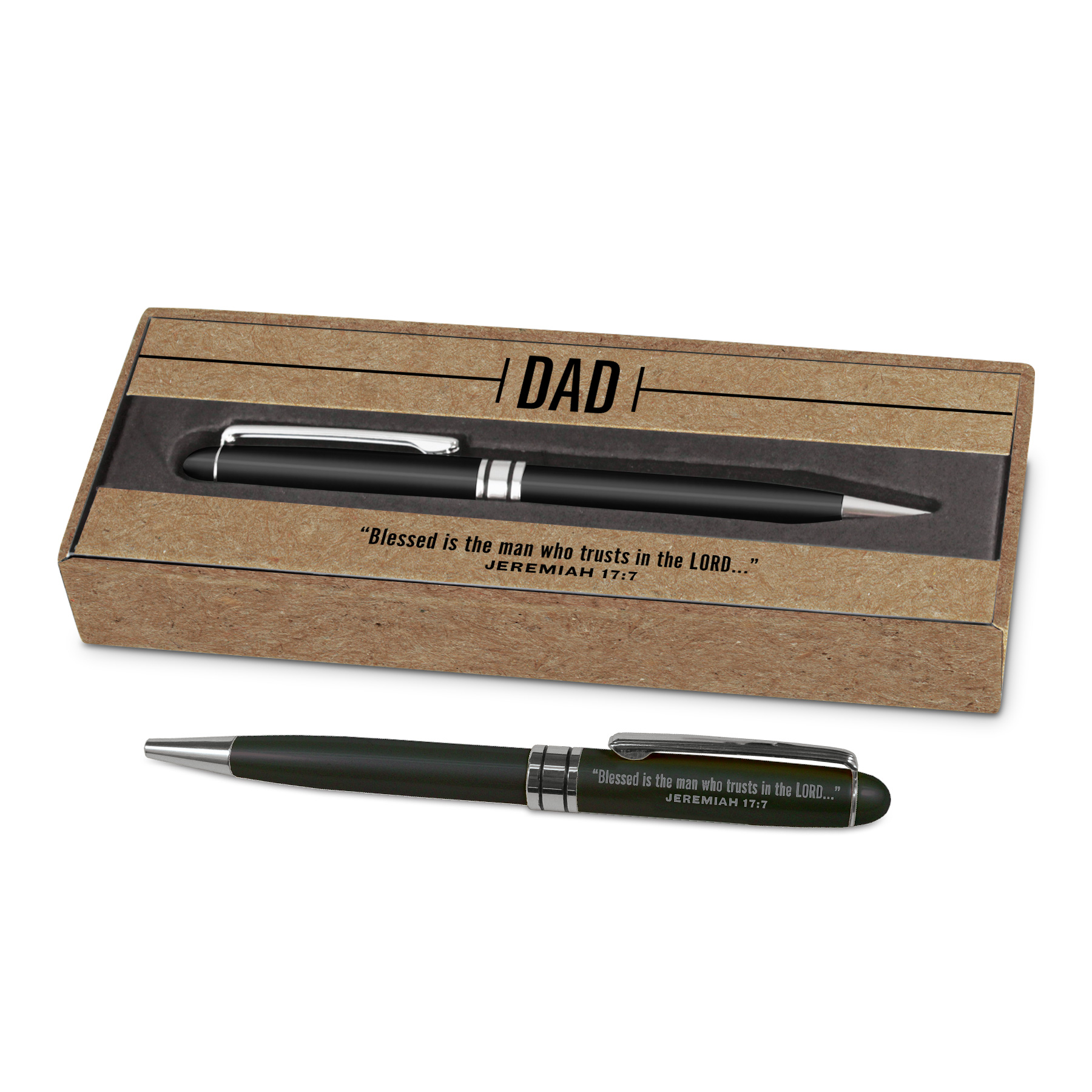 Metal Pen: Dad Black (Jer. 17:7) | Koorong