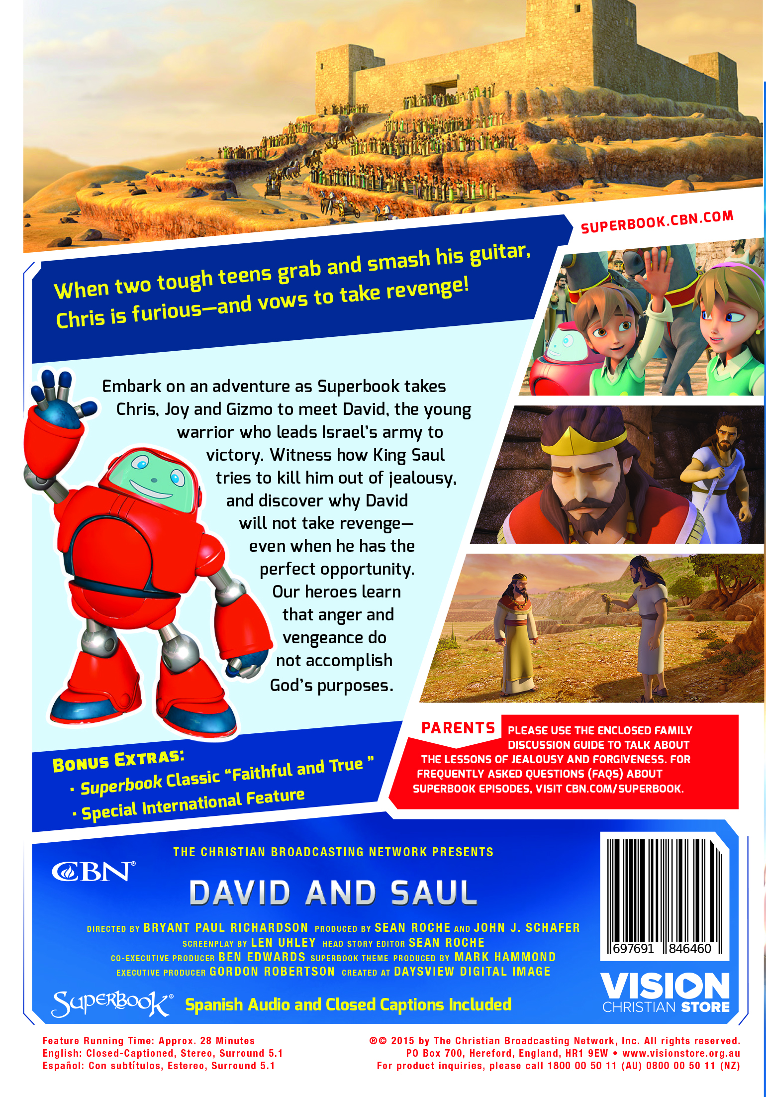 David and Saul (#07 in Superbook Dvd Series Season 3) | Koorong