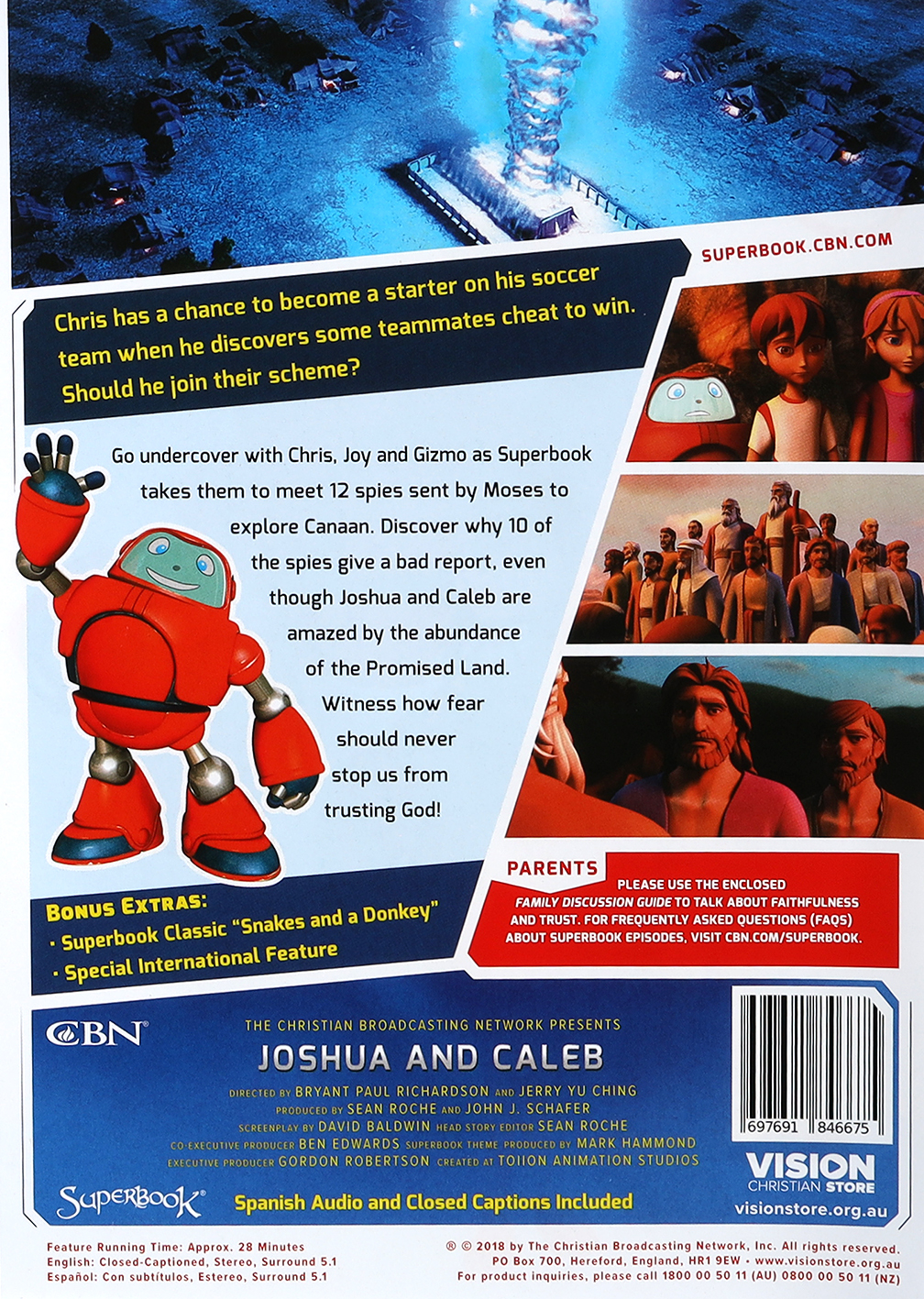Joshua and Caleb (#07 in Superbook Dvd Series Season 4) | Koorong