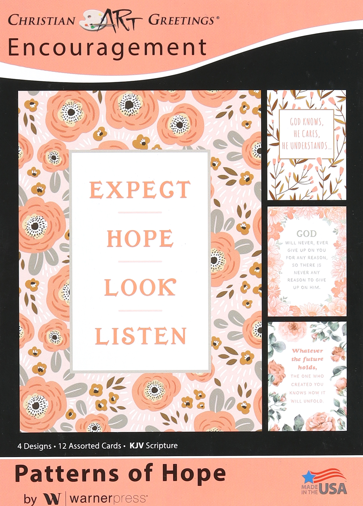 Boxed Cards: Encouragement, Patterns of Hope Floral (Kjv) | Koorong