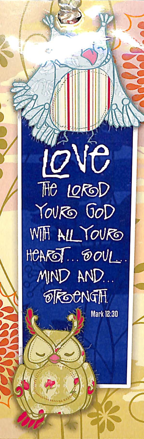 Bookmark With Tassel: Love the Lord Your God With All Your Heart ...