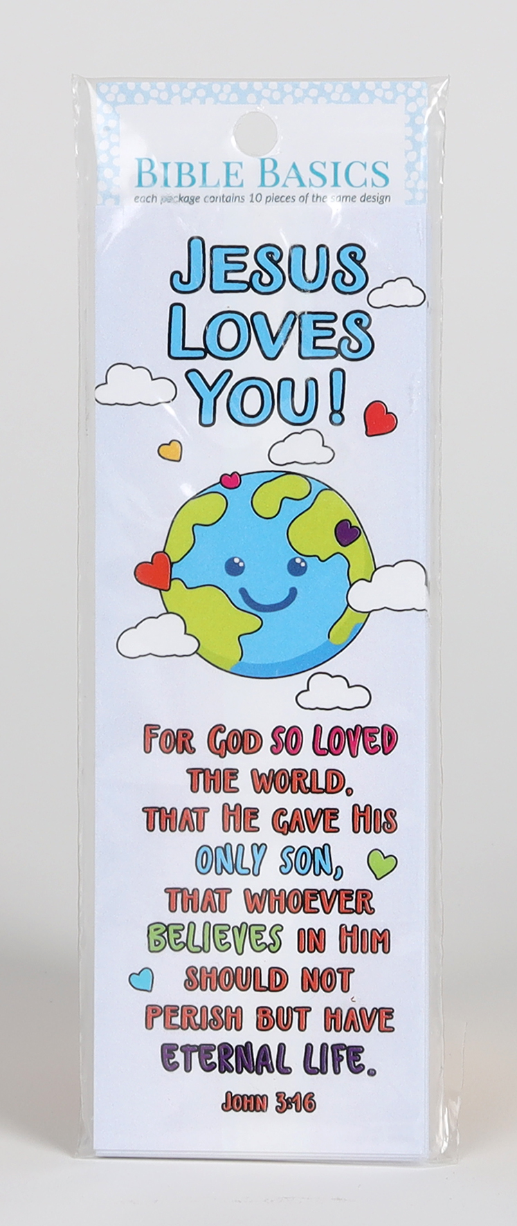 Jesus Loves You! (10 Pack) (Bible Basics Bookmark Series) | Koorong