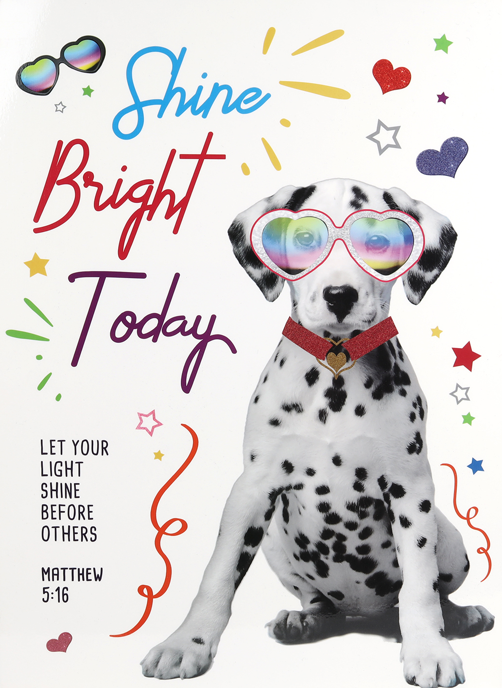 Poster Large: Shine Bright Today (Matt 5:16) | Koorong
