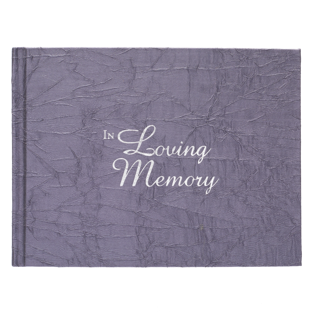 Guest Book: In Loving Memory, Crinkled Charcoal | Koorong