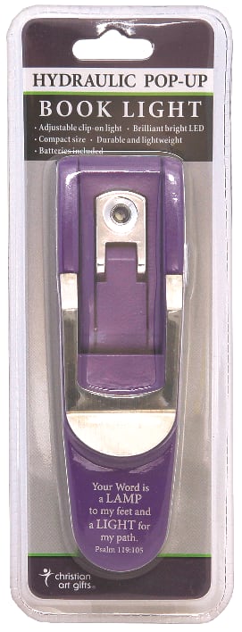 Hydraulic Pop Up Book Light: Your Word is a Lamp, Purple | Koorong