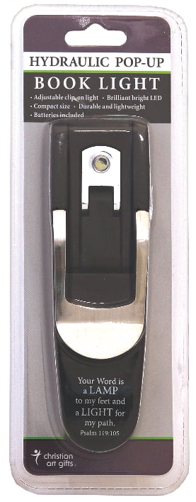 Hydraulic Pop Up Book Light: Your Word is a Lamp, Black | Koorong