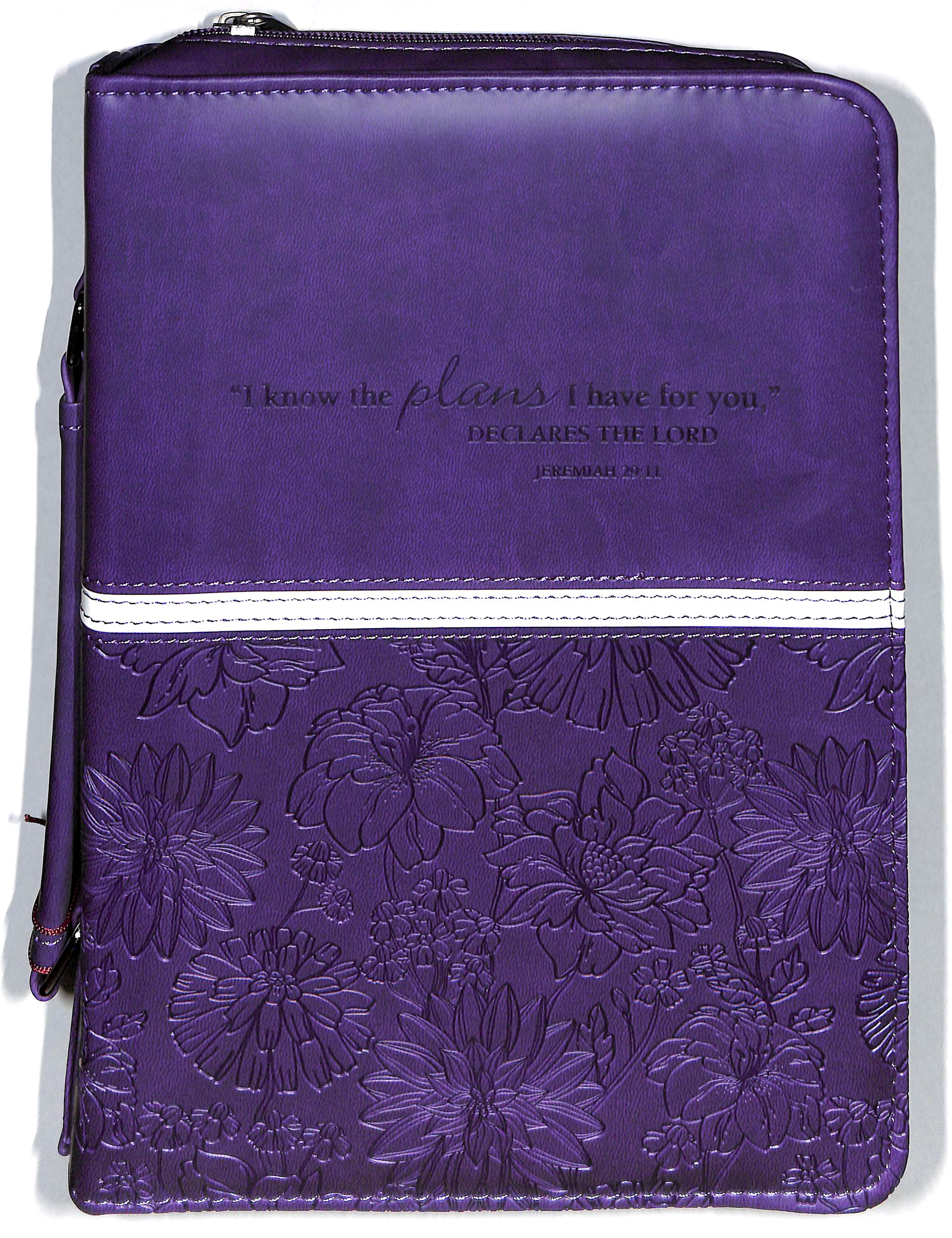 Bible Cover Medium: I Know the Plans Purple (Jeremiah 29:11) | Koorong