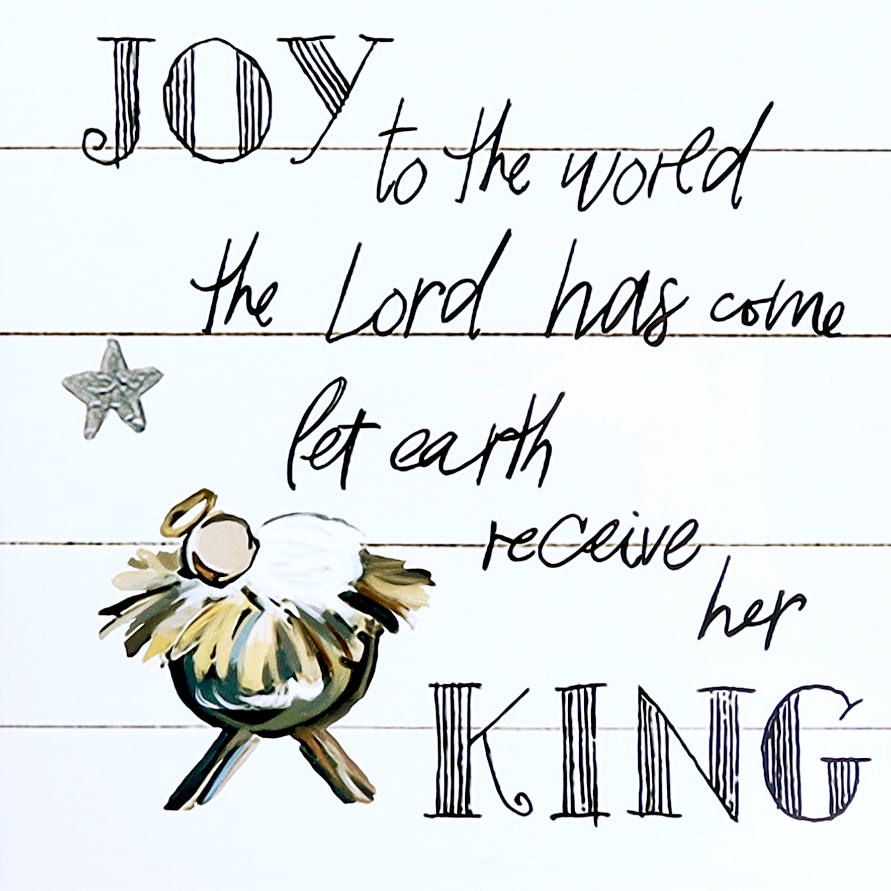 Christmas Boxed Cards: Joy to the world the Lord has come let earth ...