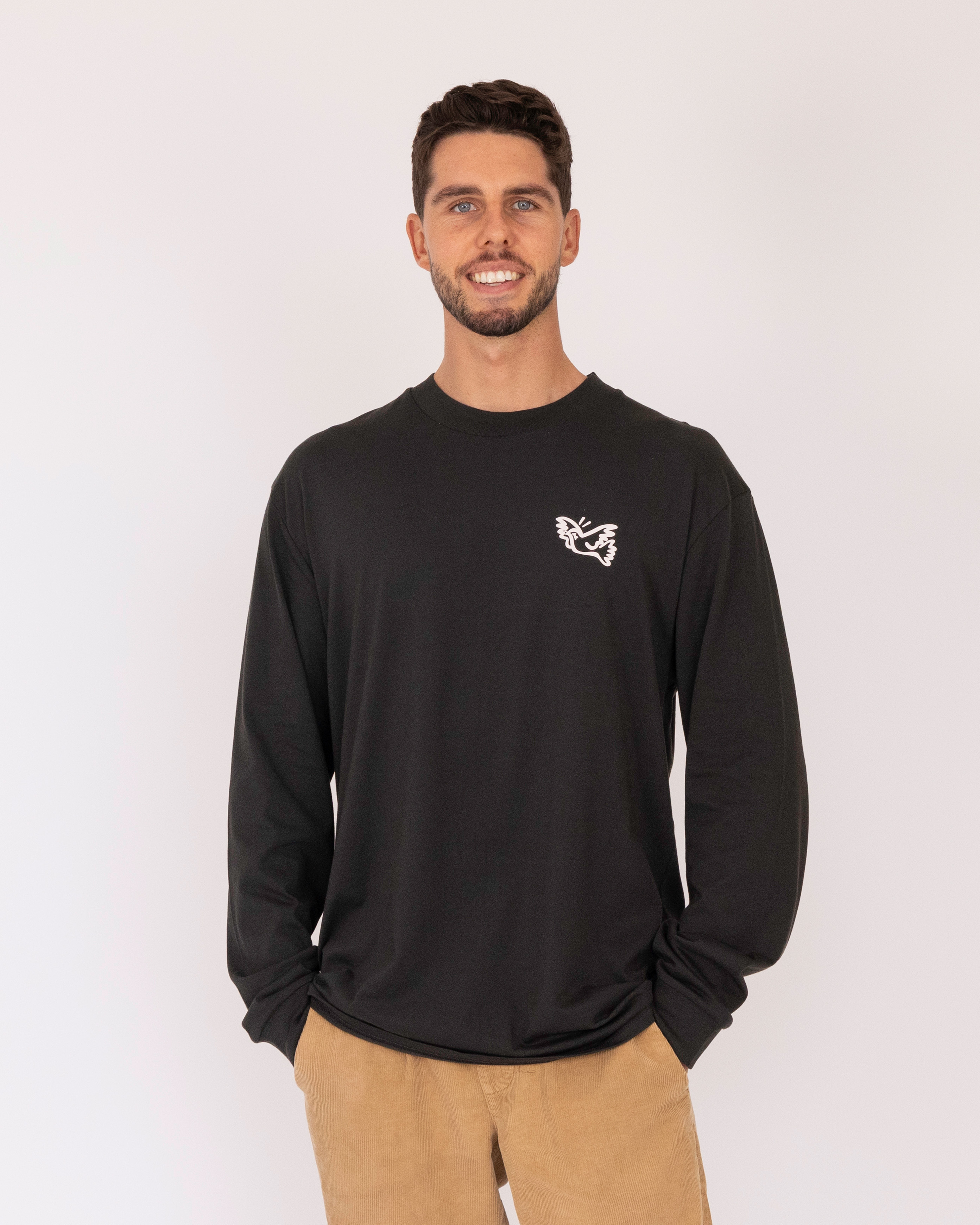 Mens General Long Sleeve Tee: Not By Might But By The Spirit Of The ...