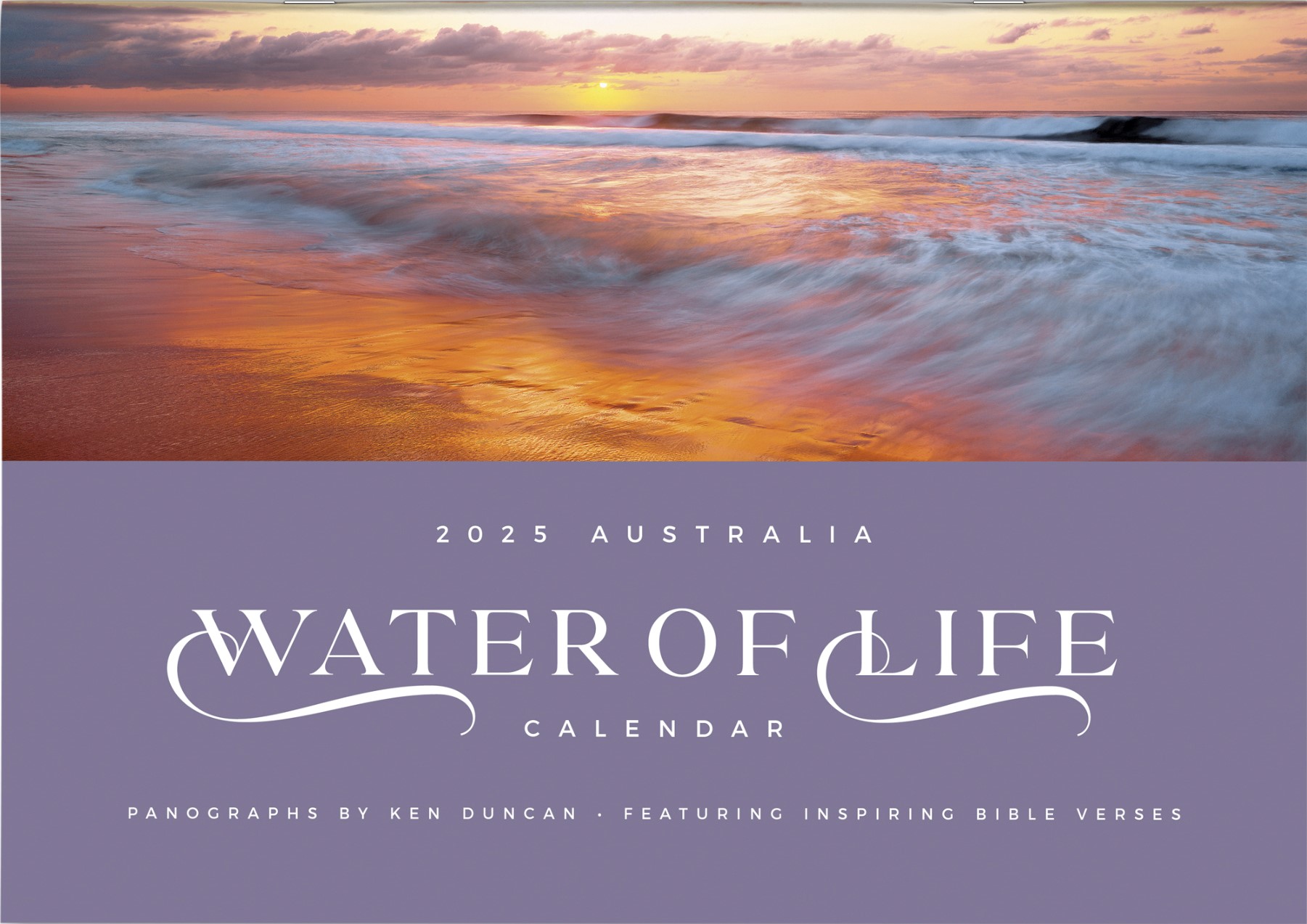 2025 Wall Calendar, Ken Duncan: Water of Life (A4 size) | Koorong