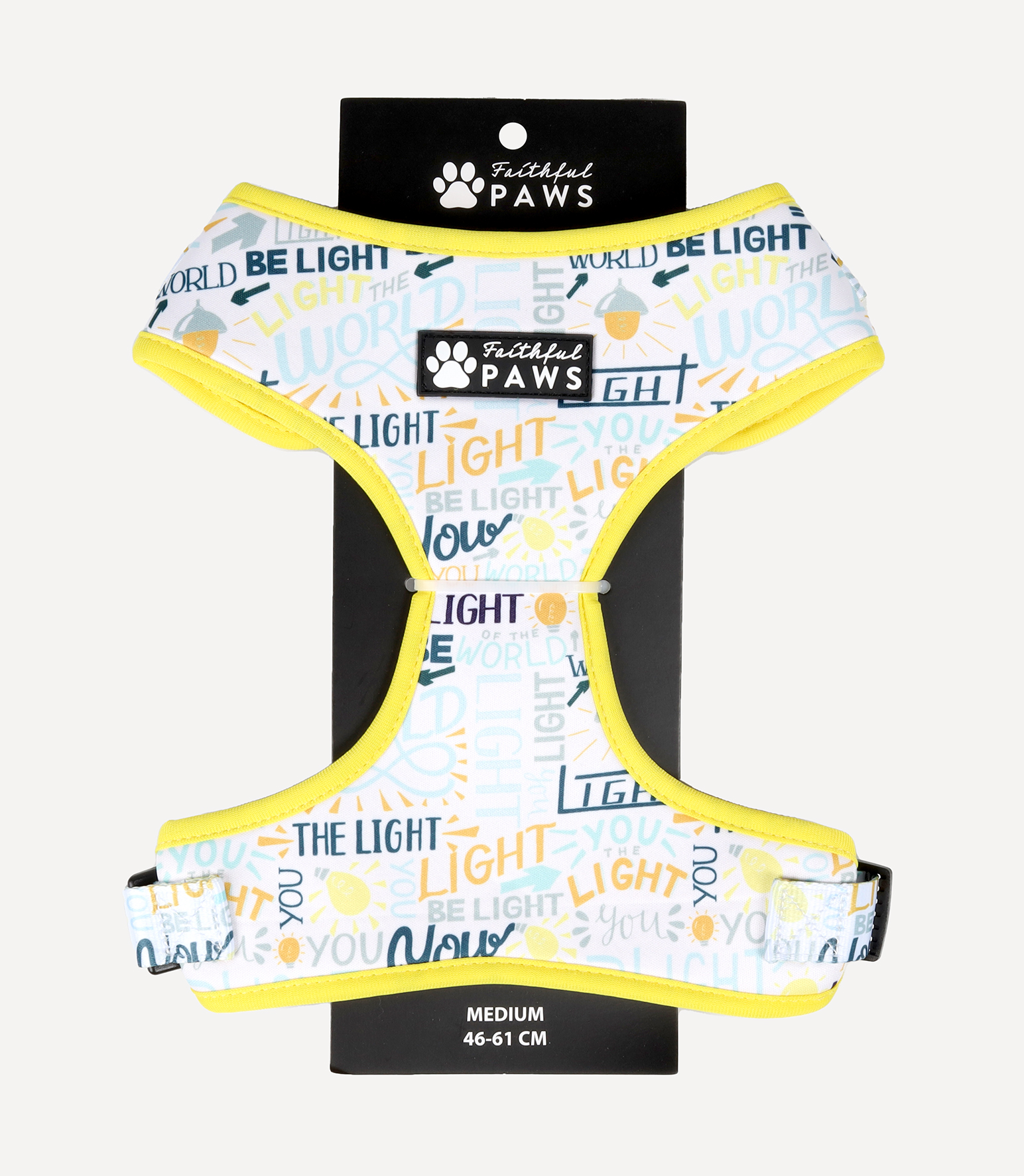 Faithful Paws Harness Light of the World Design (Large Neck: 42 - 56cm ...