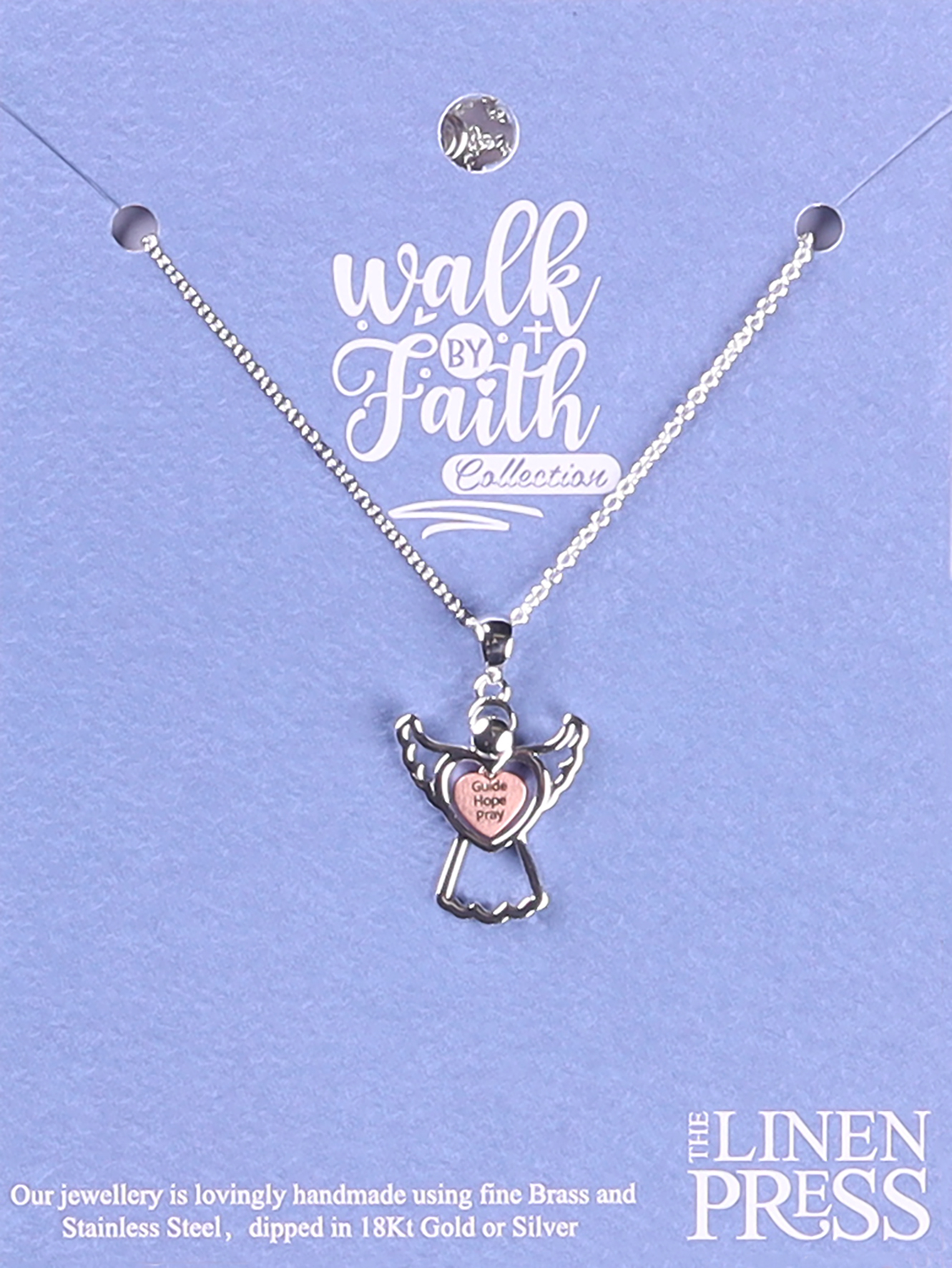 Necklace: Angel Silver (Walk By Faith Collection) | Koorong