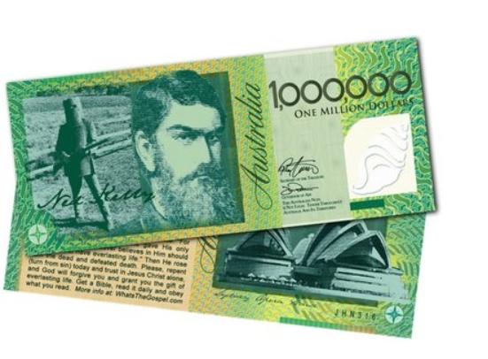 One Million Dollar Note Gospel (100 Pack) | Koorong
