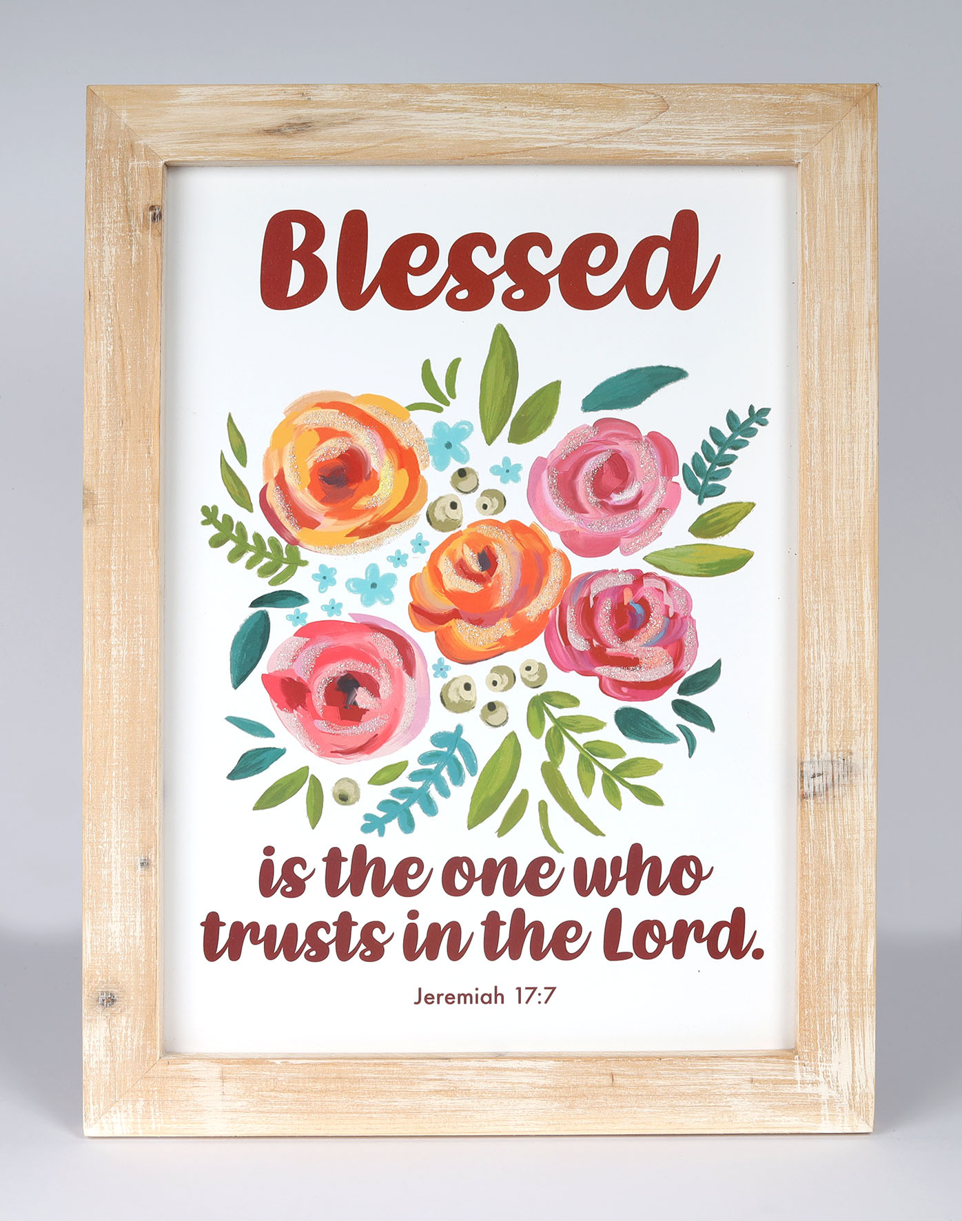 Mdf Wall Art: Blessed is the One Who Trusts in the Lord, Jeremiah 17:7 ...