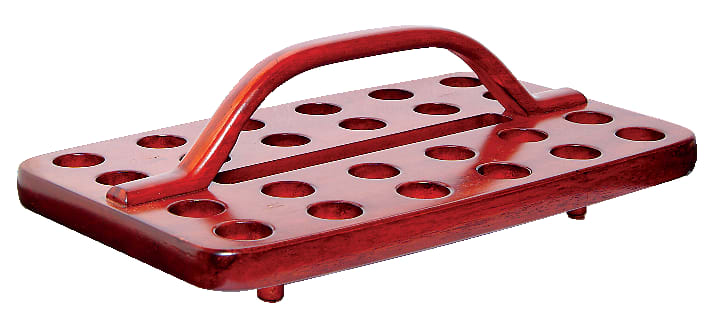 Communion Tray 24 Hole Wooden Rectangular | Koorong