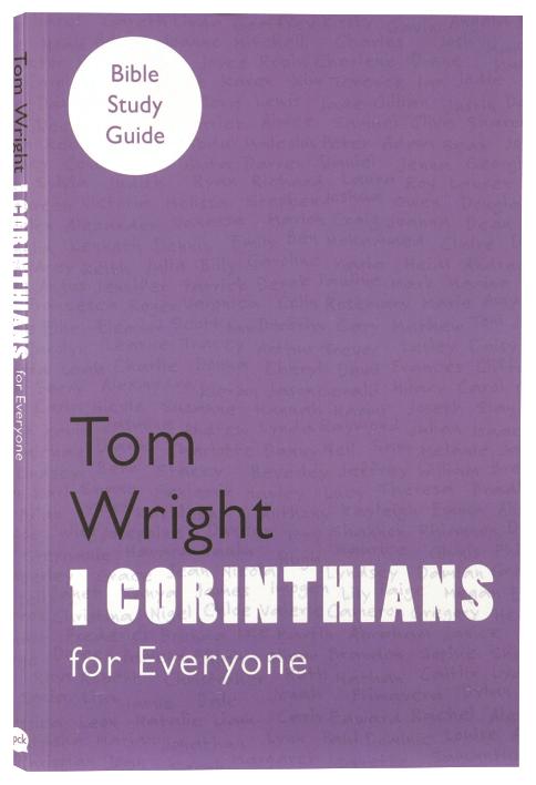 1 Corinthians (N.t Wright For Everyone Bible Study Guide Series) | Koorong