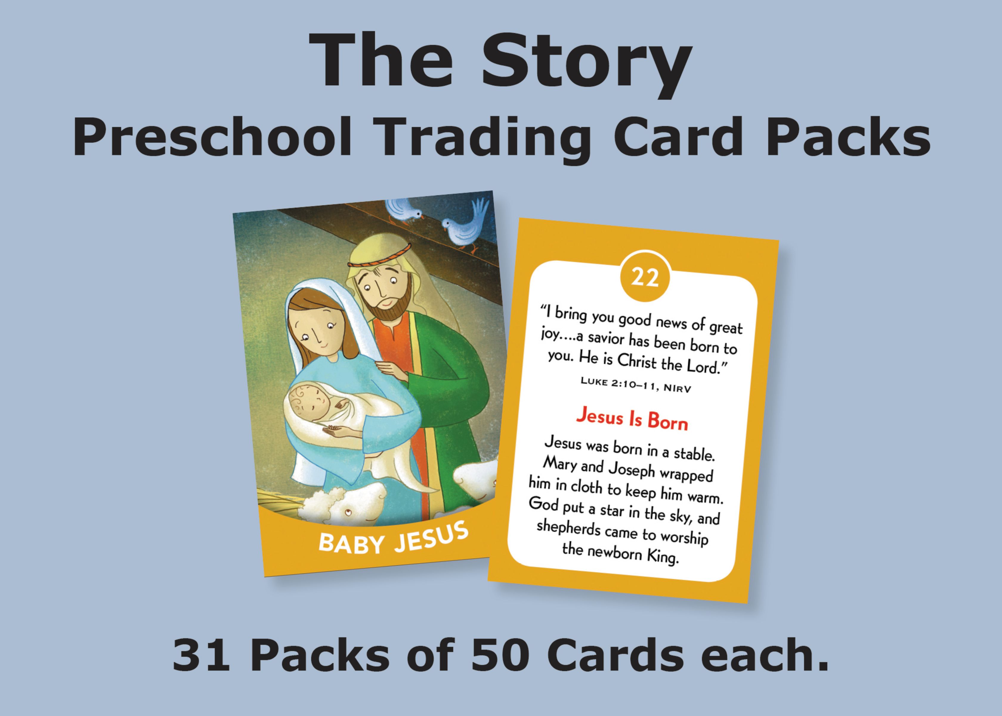 Story Trading Cards Church Pack: For Preschool | Koorong