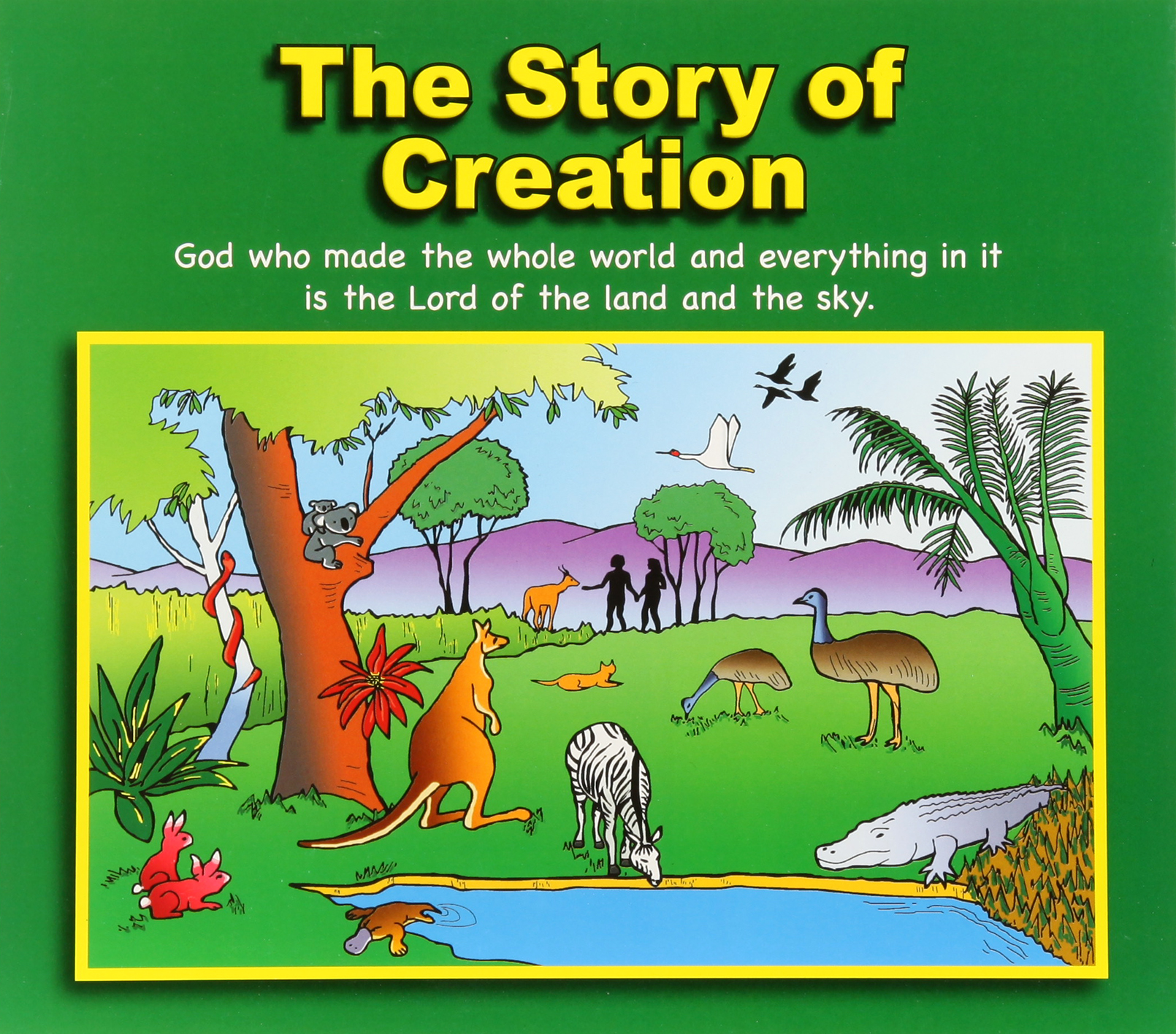 Creation Story Poster: 3 Panel Concertina Poster in English | Koorong