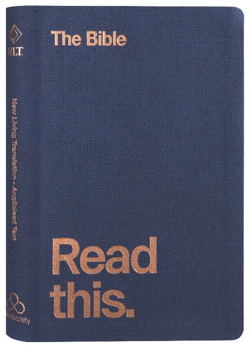 NLT Read This Bible (Anglicised) Royal Blue | Koorong