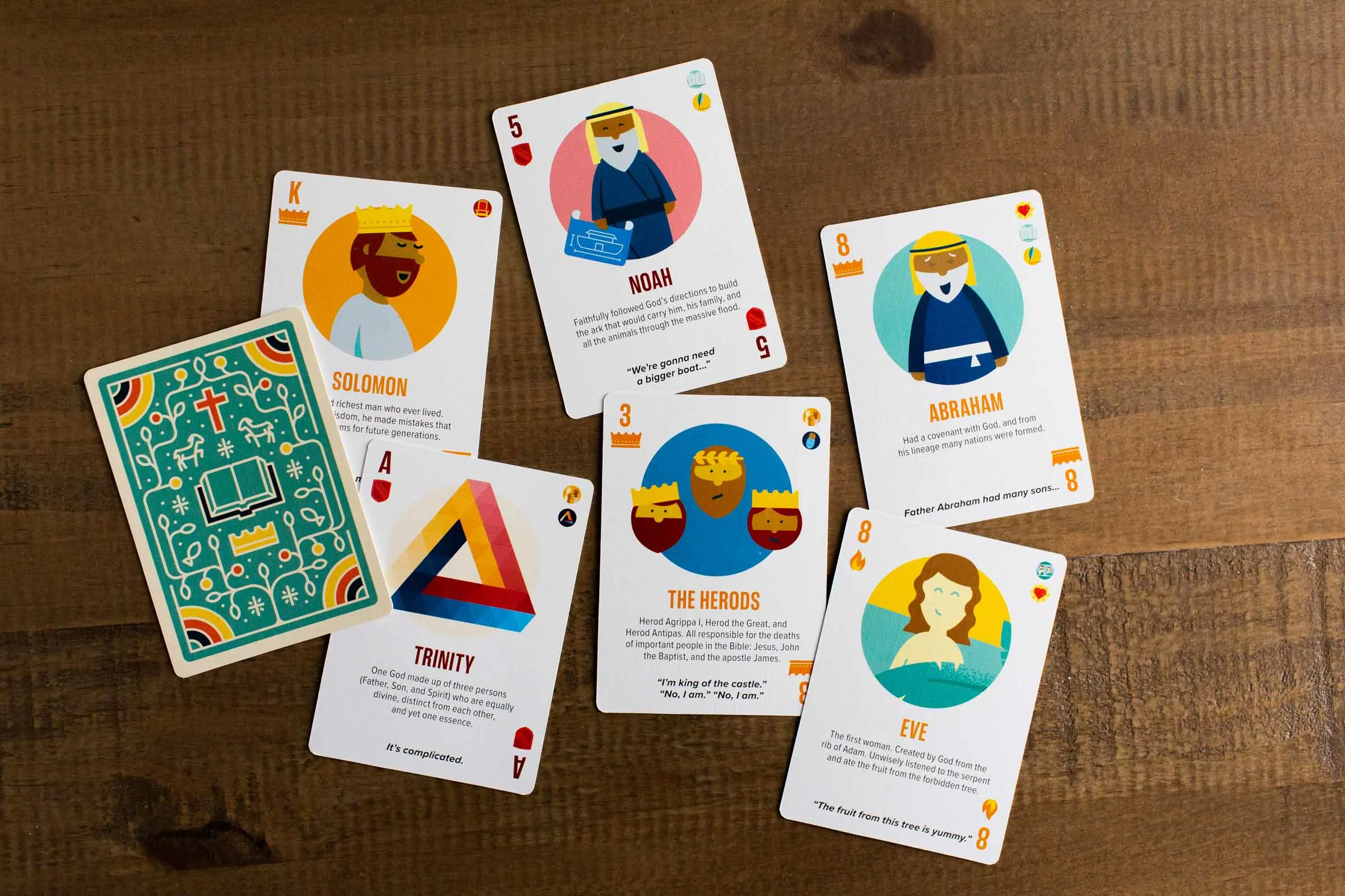Bible Infographics For Kids Playing Cards | Koorong