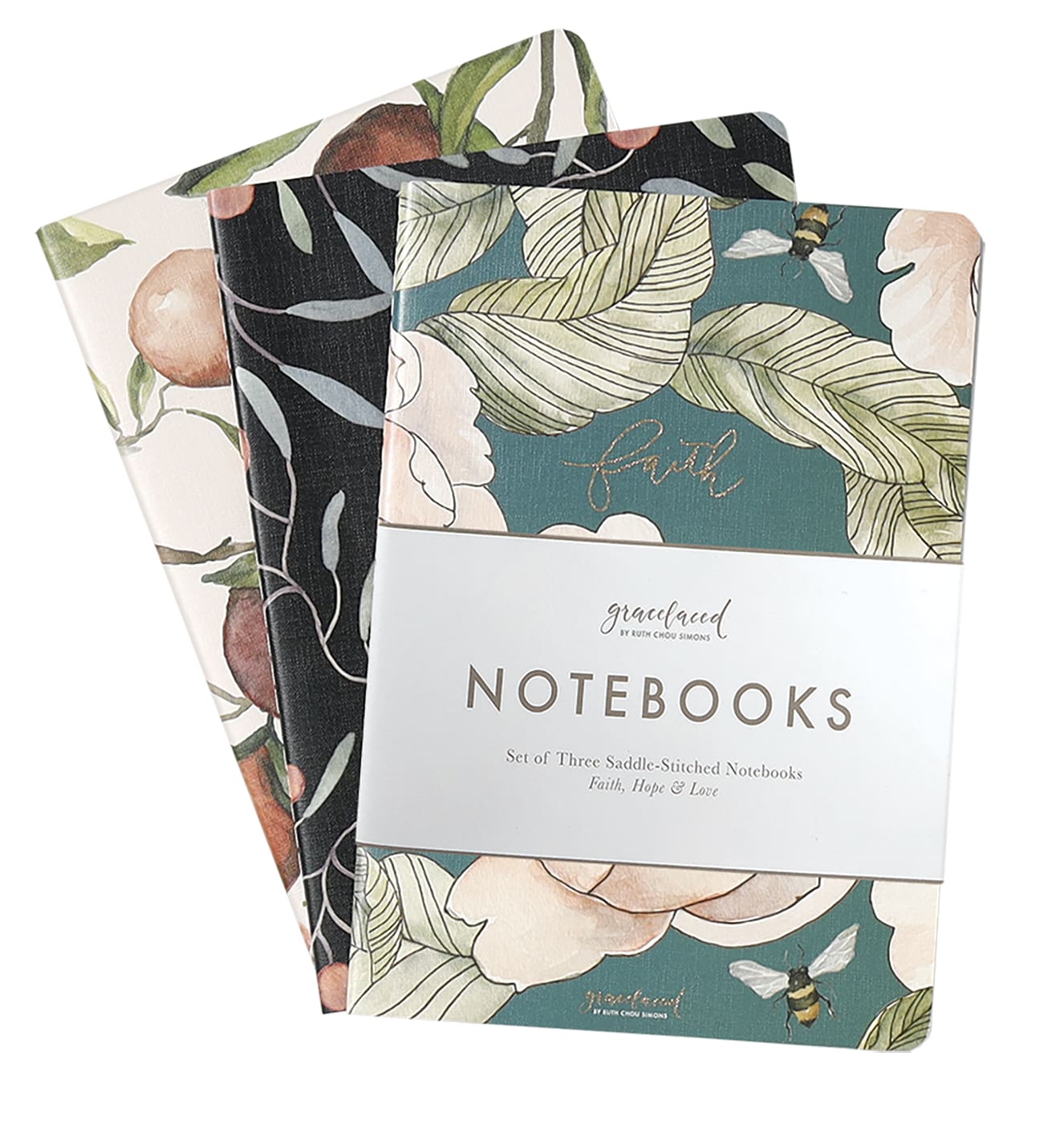 Notebook: Gracelaced: Faith, Hope, Love (Set Of 3) | Koorong