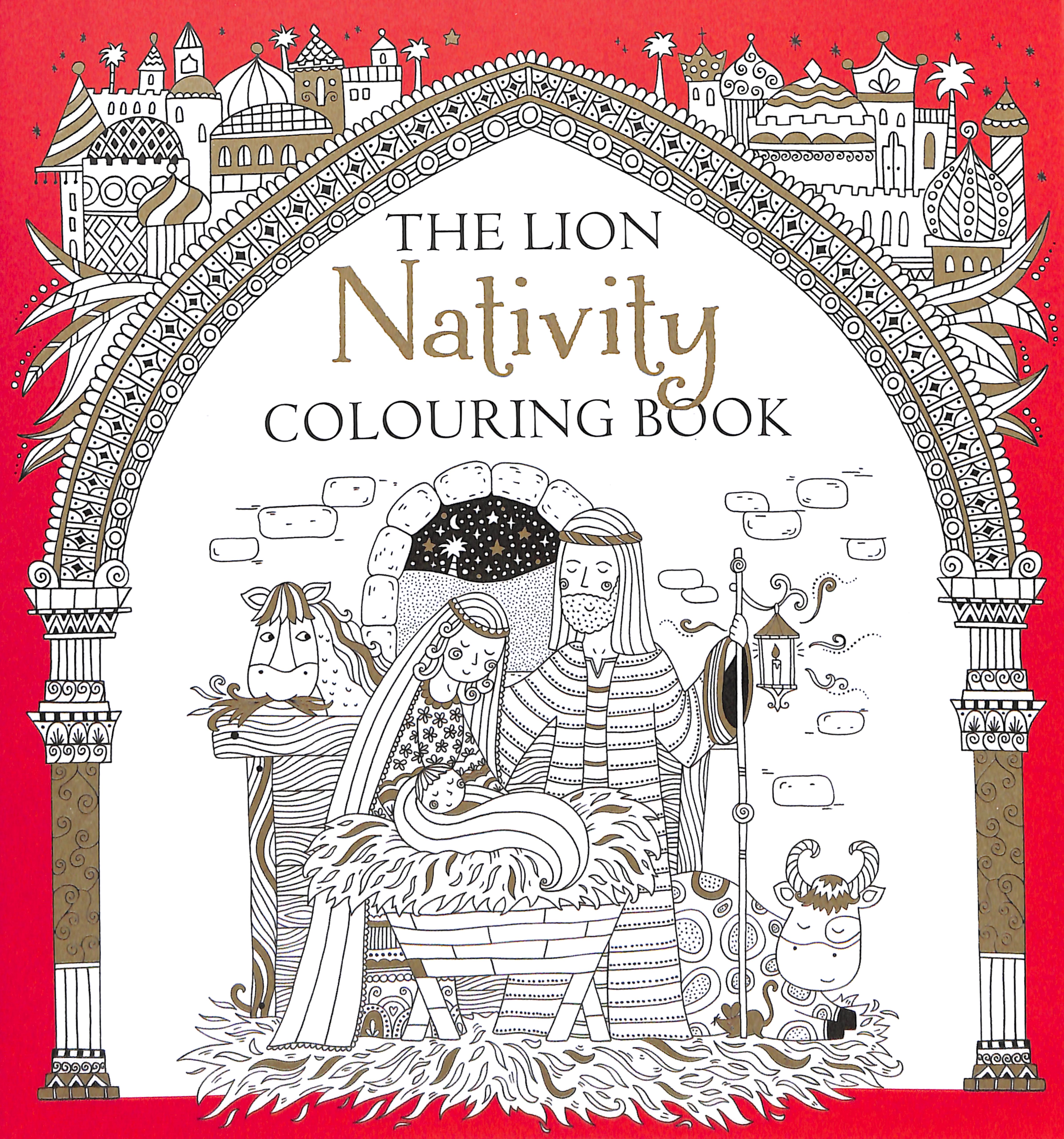 The Lion Nativity Colouring Book (Adult Coloring Books Series) | Koorong