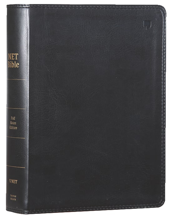 NET Bible Full-Notes Edition Black (Black Letter Edition) | Koorong