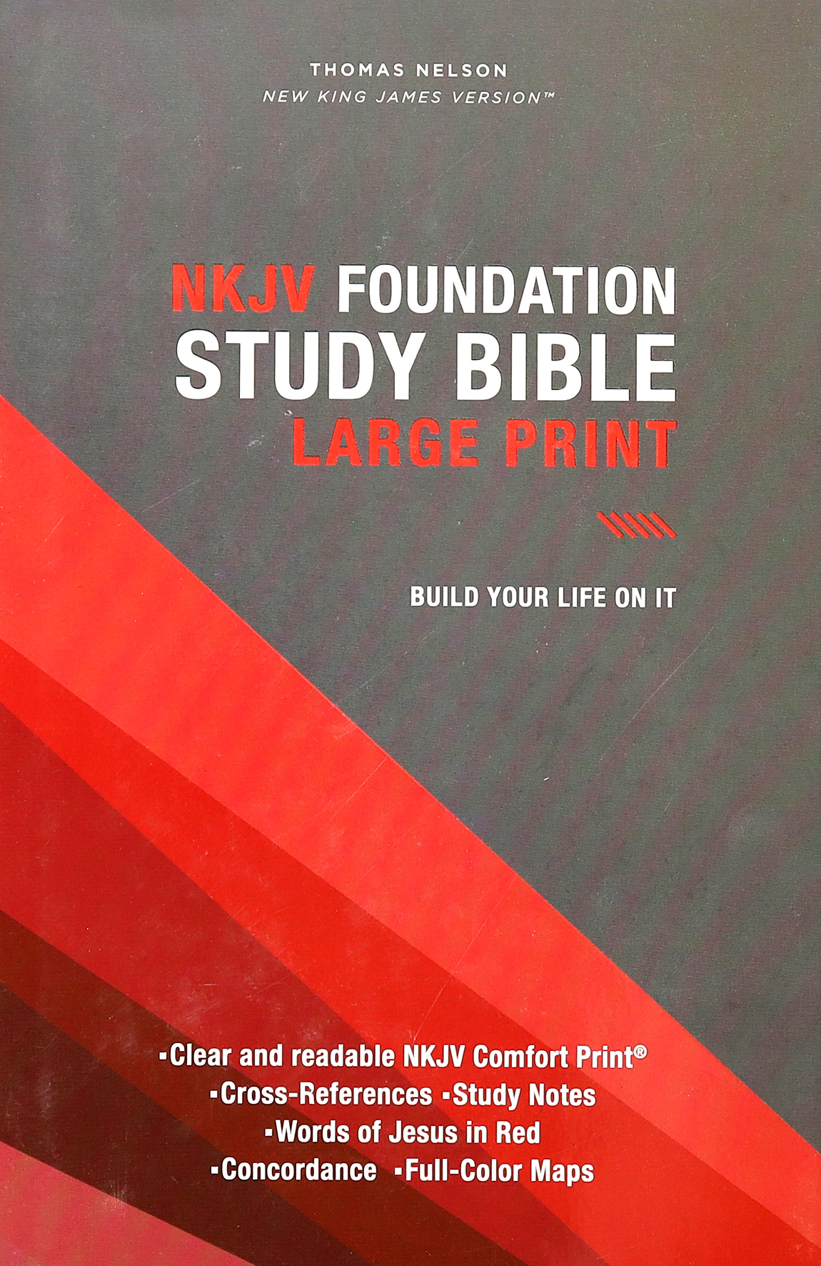 NKJV Foundation Study Bible Large Print (Red Letter Edition) | Koorong