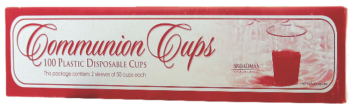 Communion Cups Disposable Recyclable (Box Of 100) | Koorong
