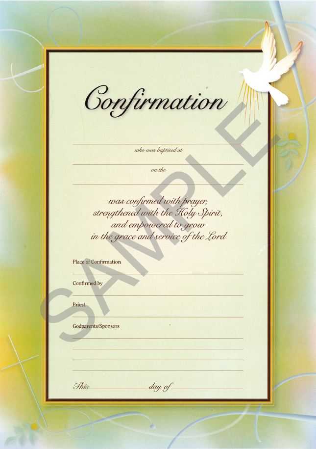 Certificate: Confirmation (10 Pack) | Koorong