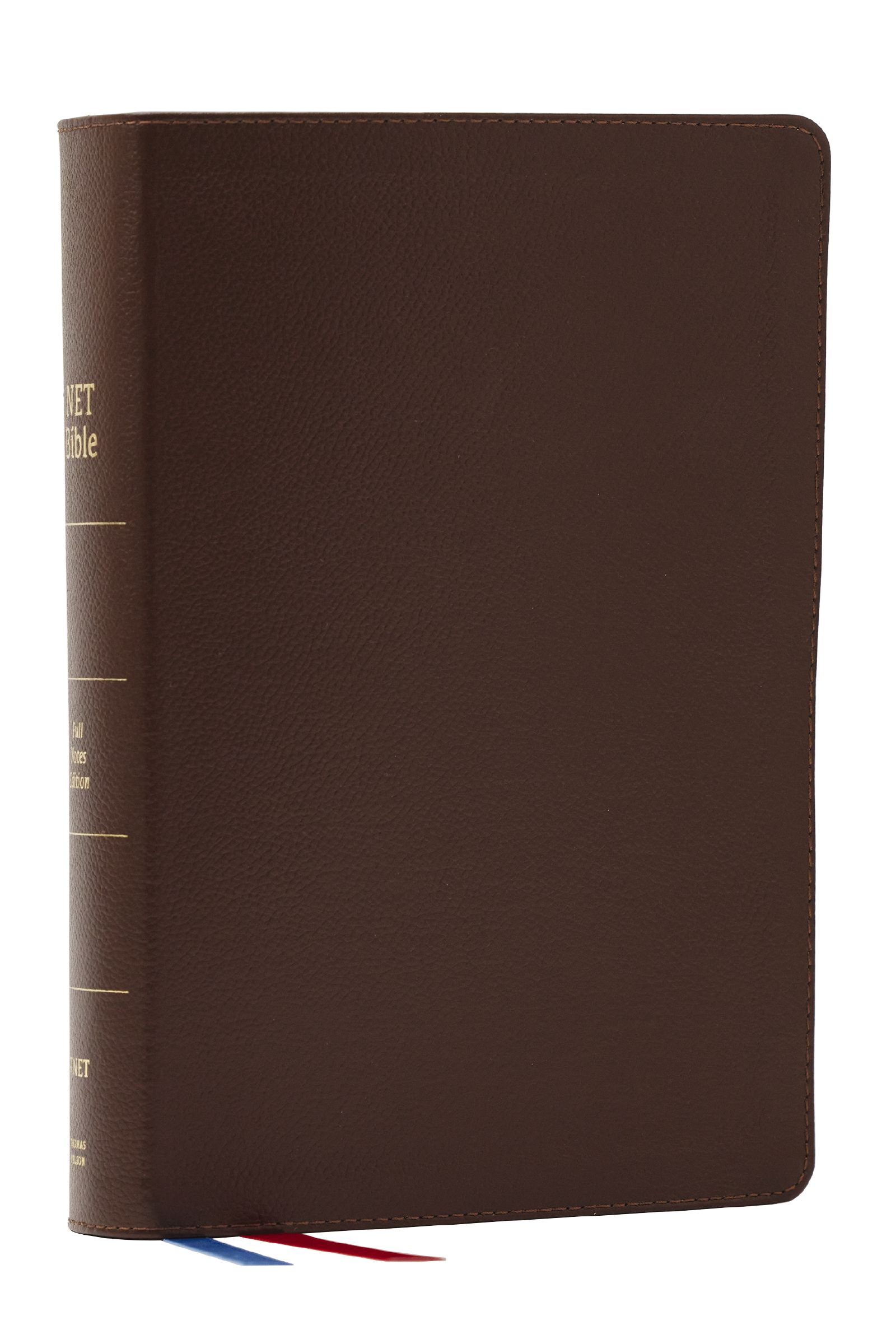 NET Bible Full Notes Edition Brown Genuine Leather | Koorong