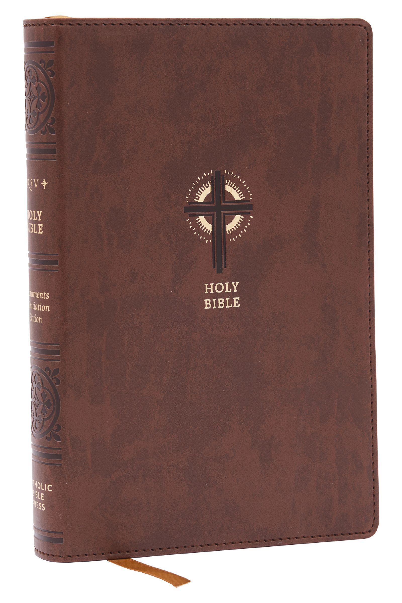 Nrsvce Sacraments of Initiation Catholic Bible Brown Anglicised Text ...