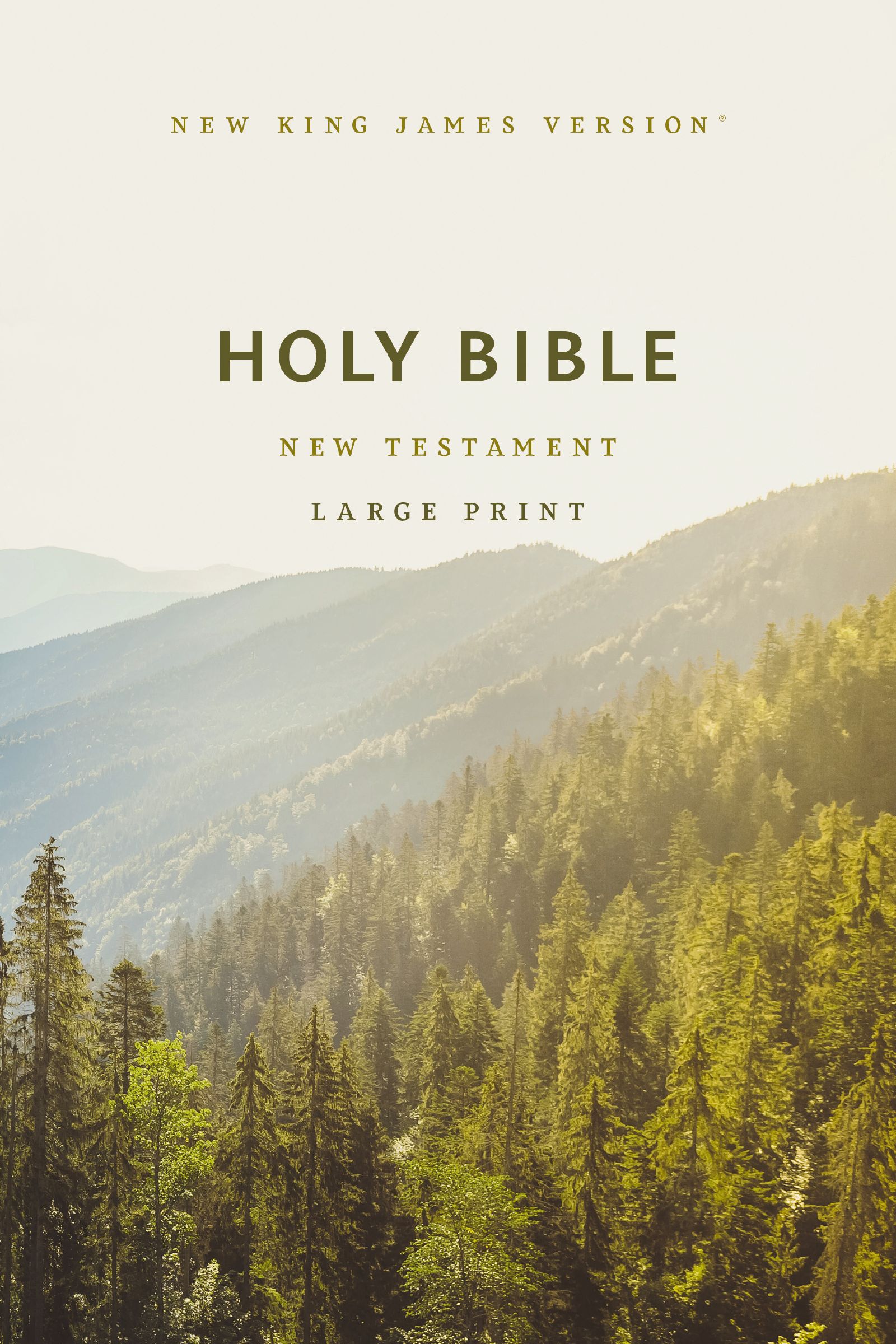 NKJV Large Print Outreach New Testament Bible, Scenic | Koorong