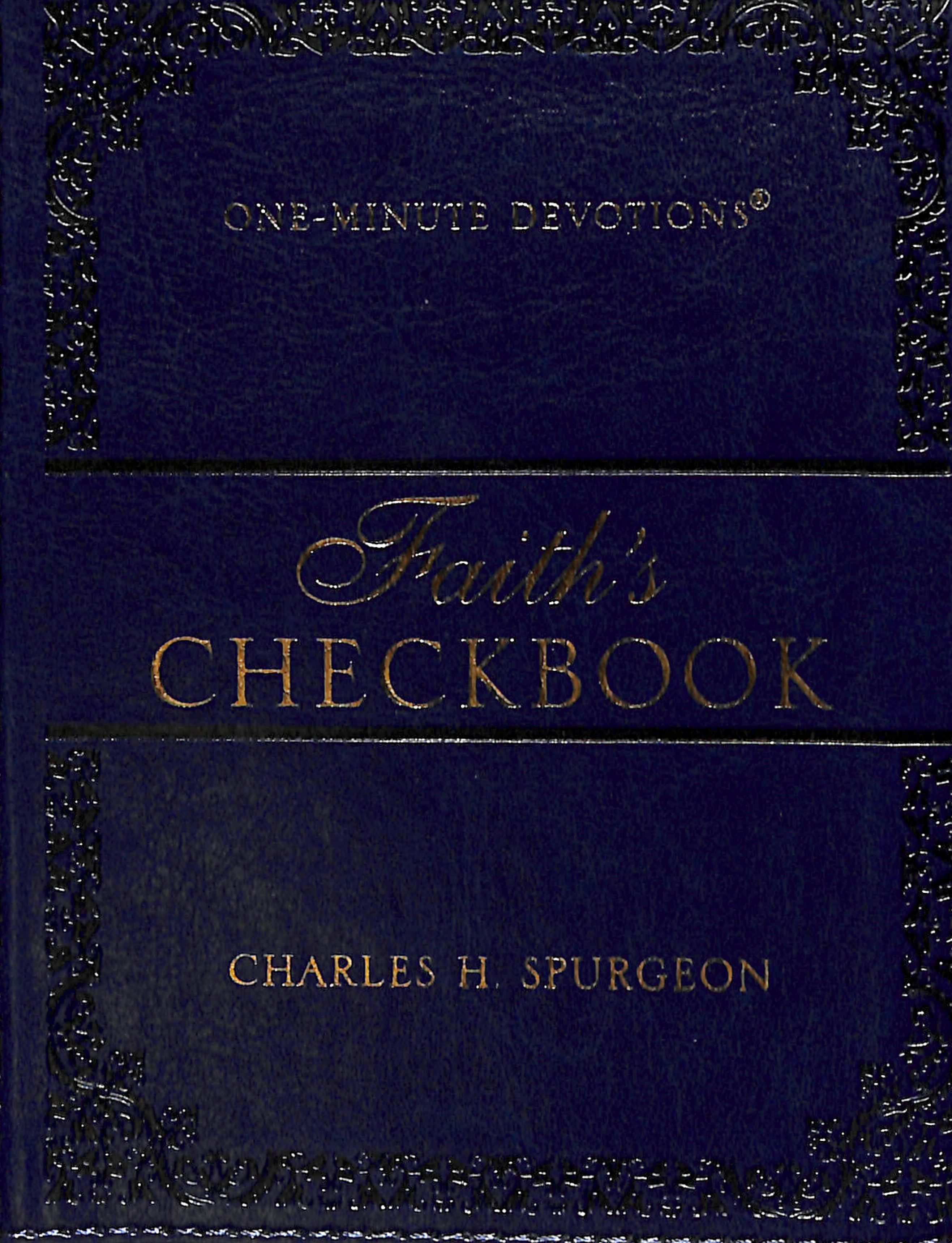 One-Minute Devtions: Faith's Checkbook (Navy) | Koorong